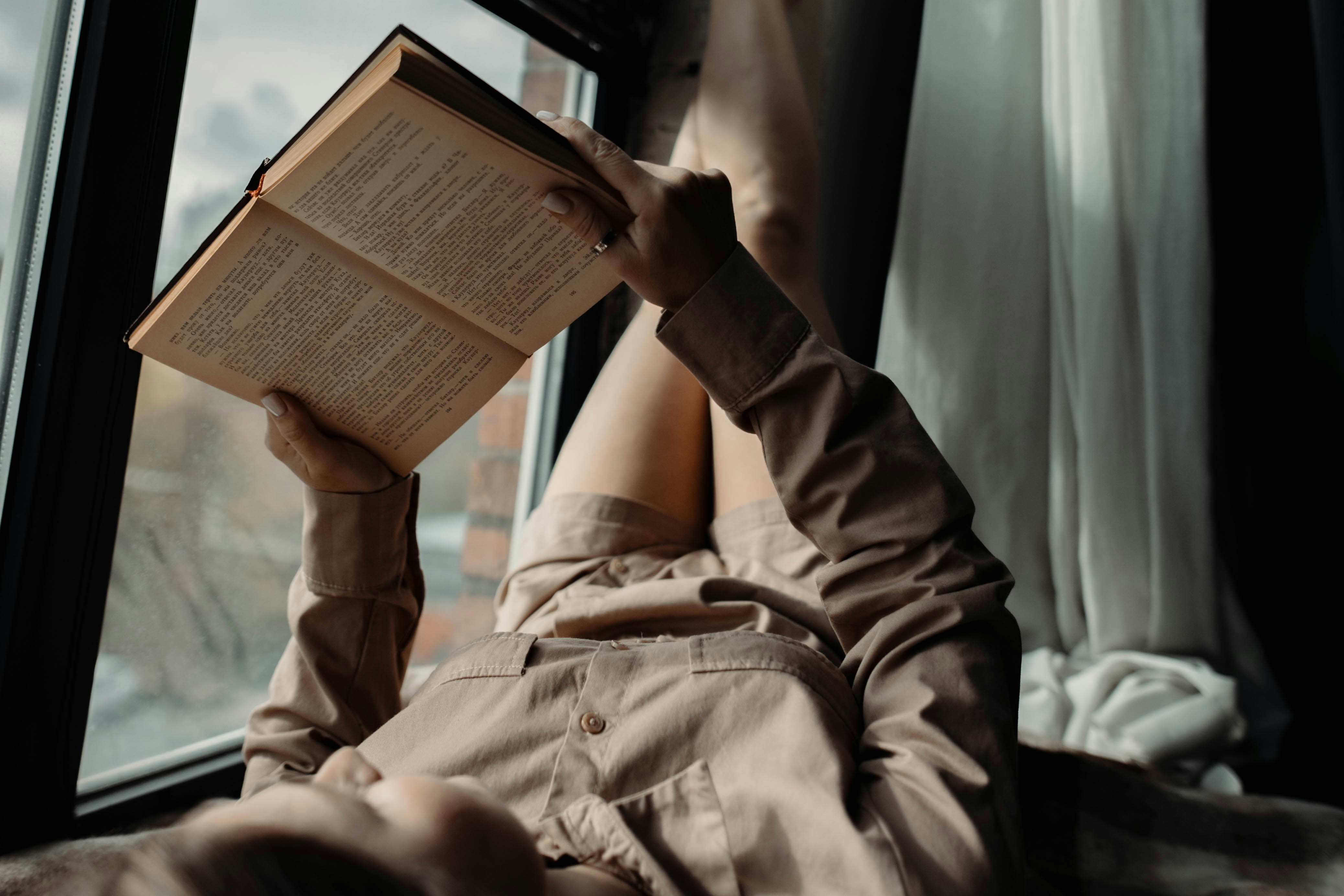 Soft Light, Open Pages: A Windowside Reverie