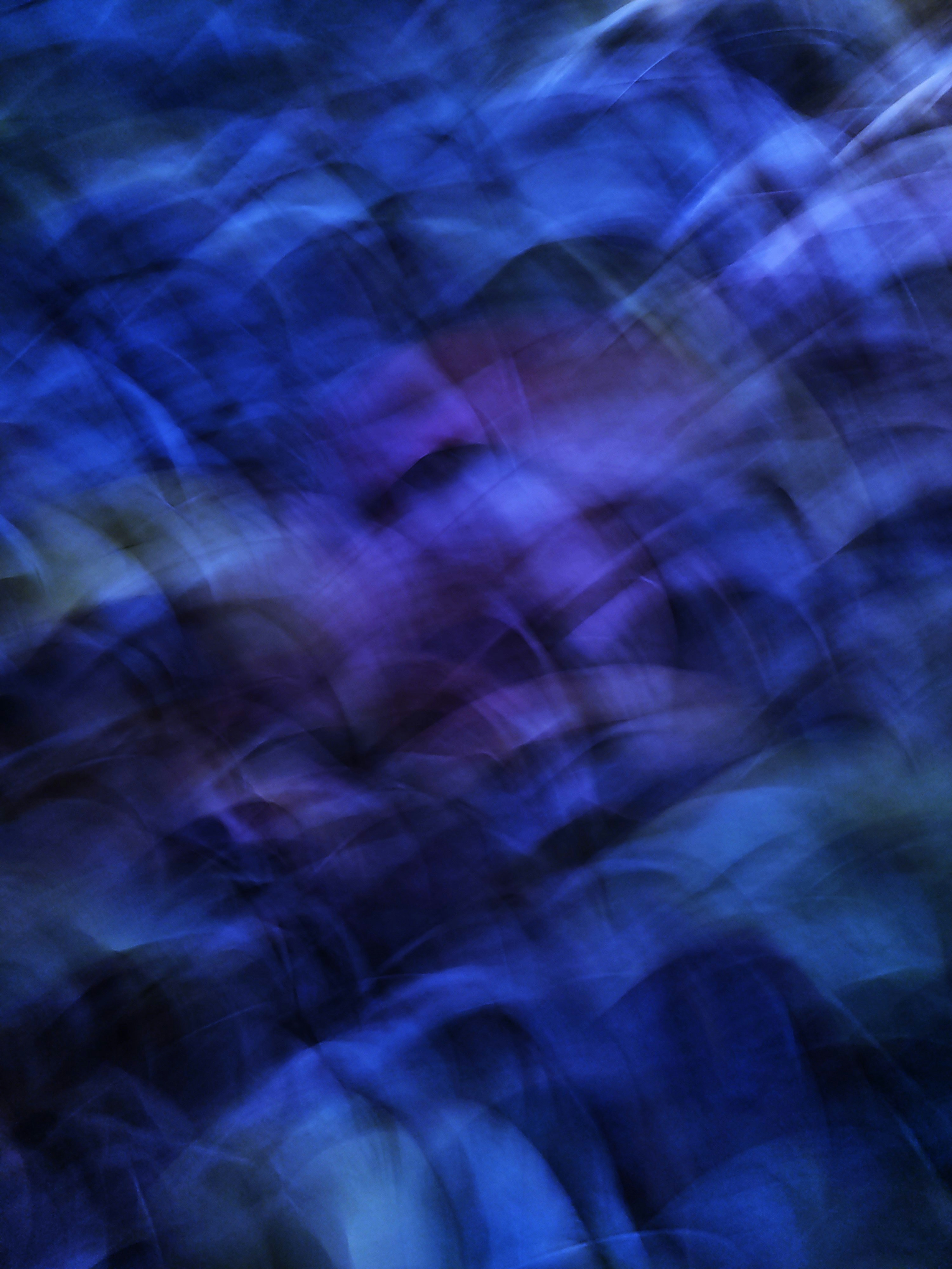 Abstract swirls of deep blue and purple hues photo – Free Abstract ...