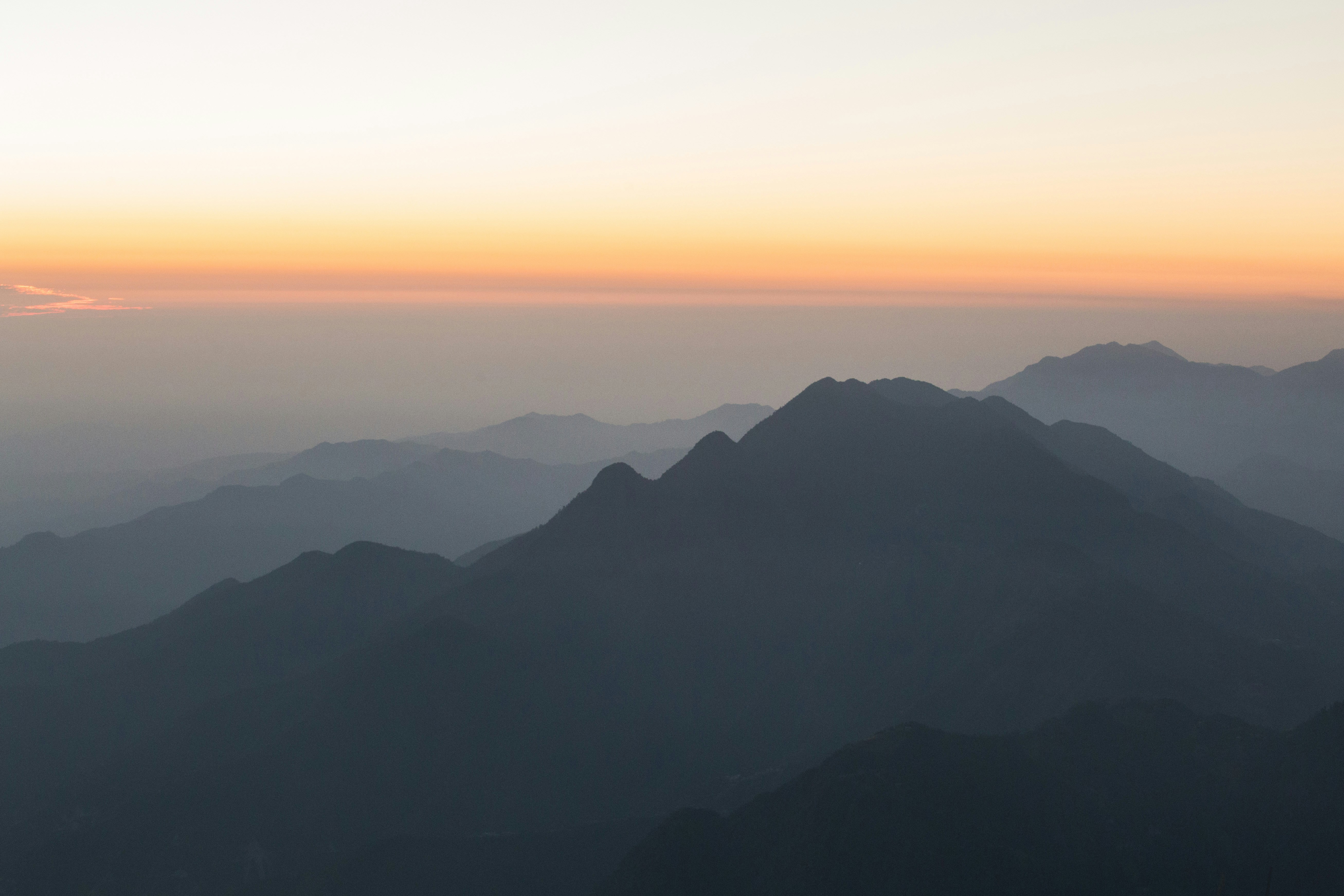 Mahabharat Hill Range Spanning the Horizon