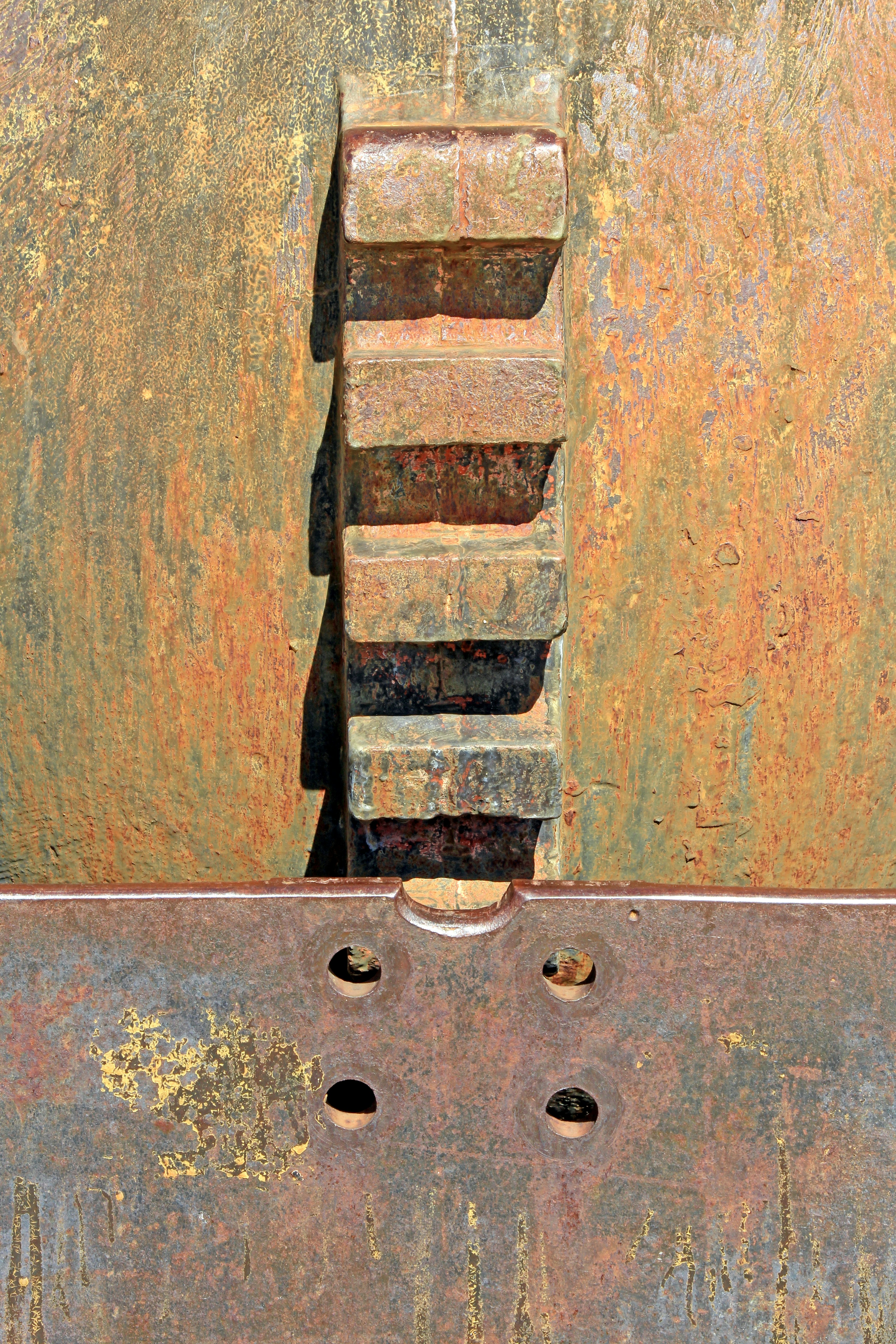 "Rustwork 1" --- Rusty industrial equipment.