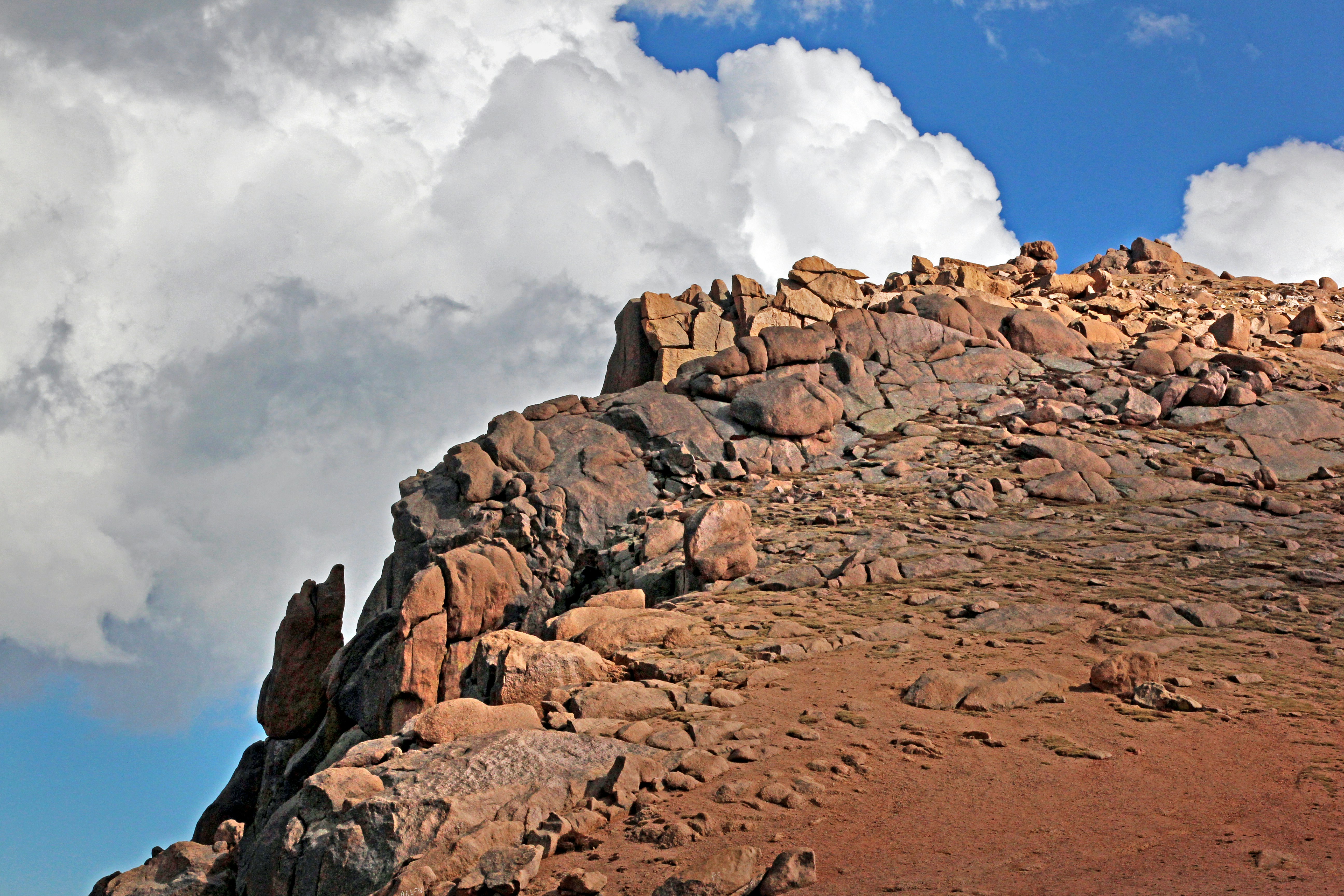 "Pikes Peak 3" --- A view from atop Pikes Peak in Colorado.