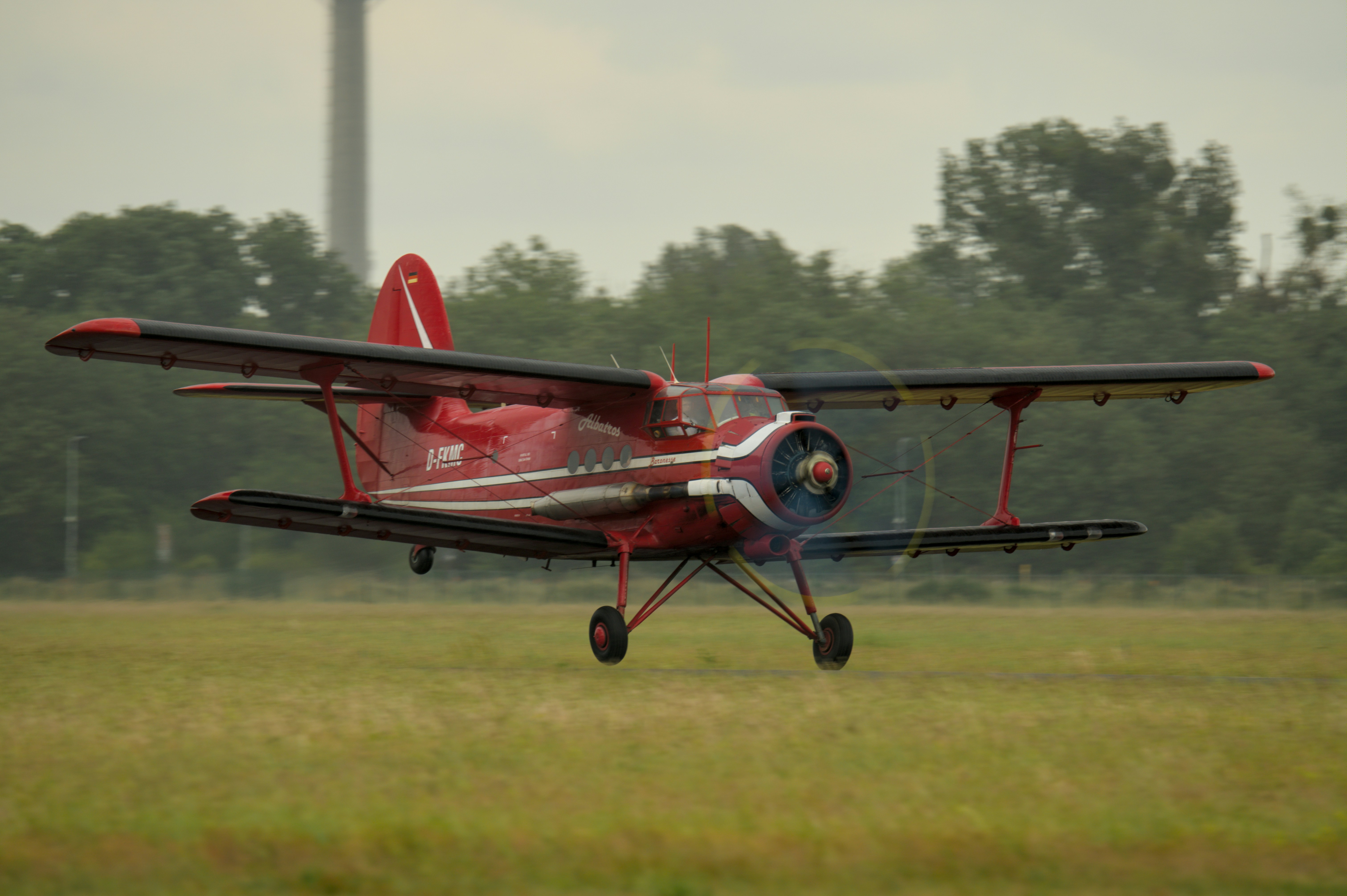 antonov an-2 taking off