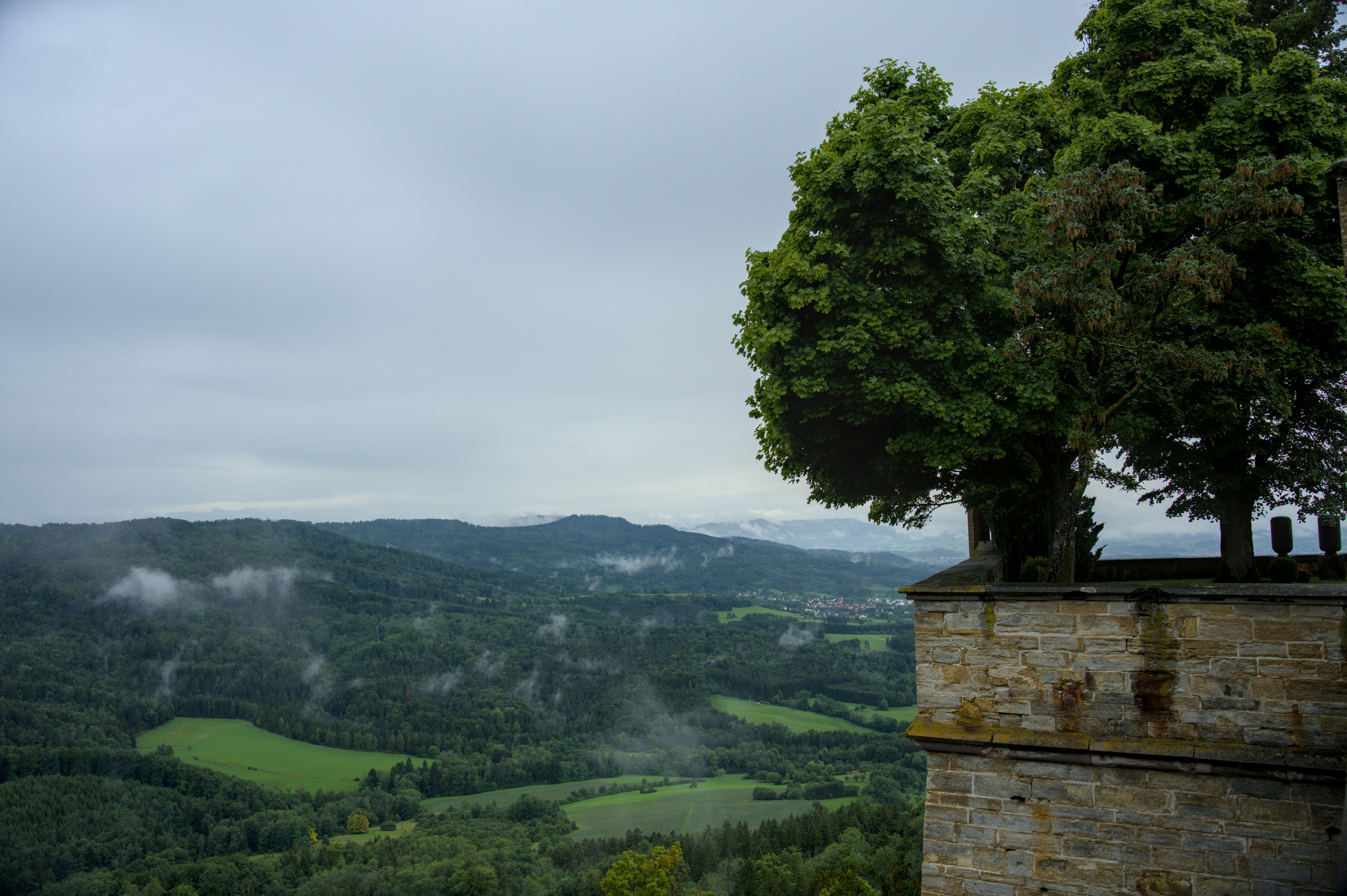 view from hohenzollern castle