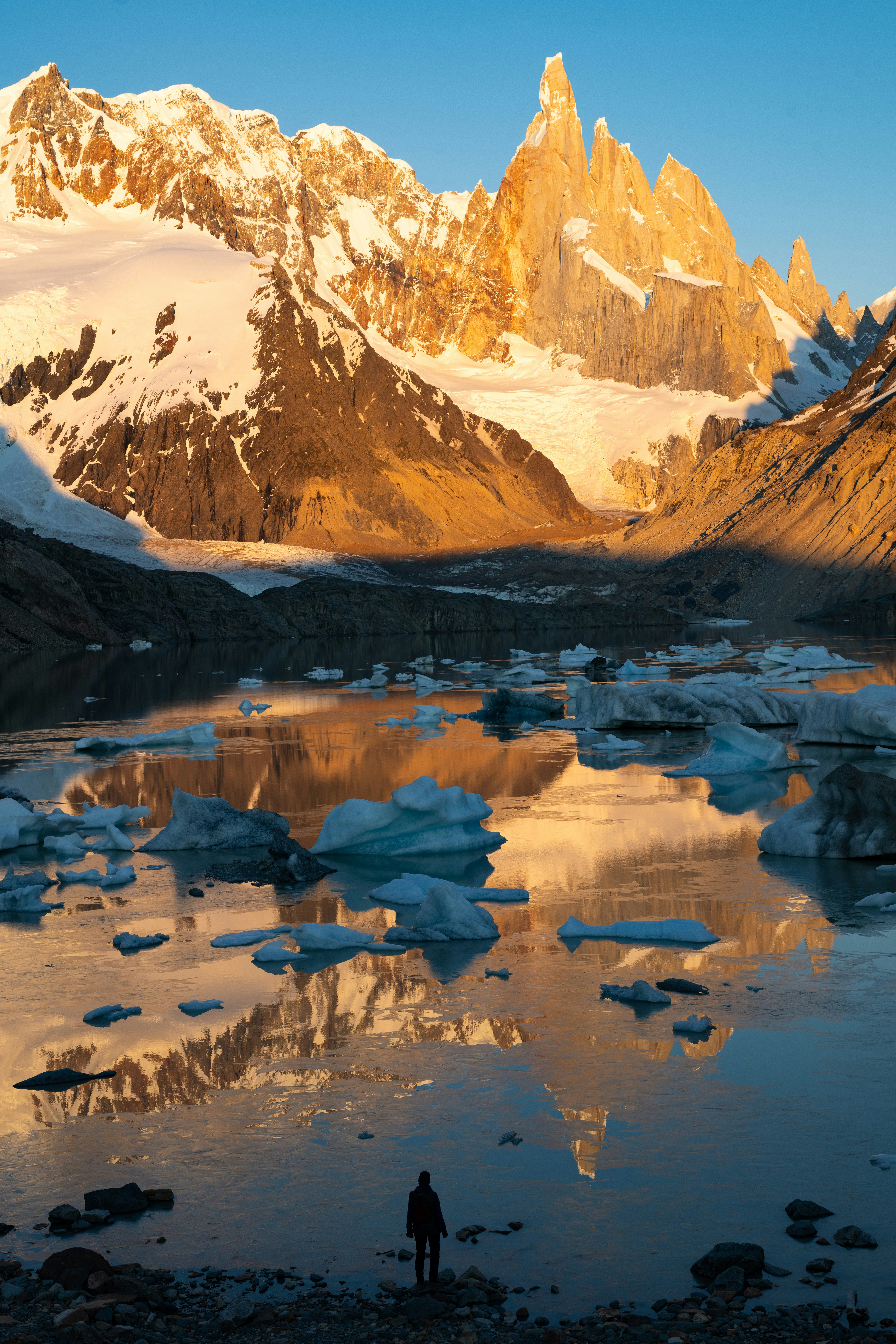 Sunrise over cerro Torre