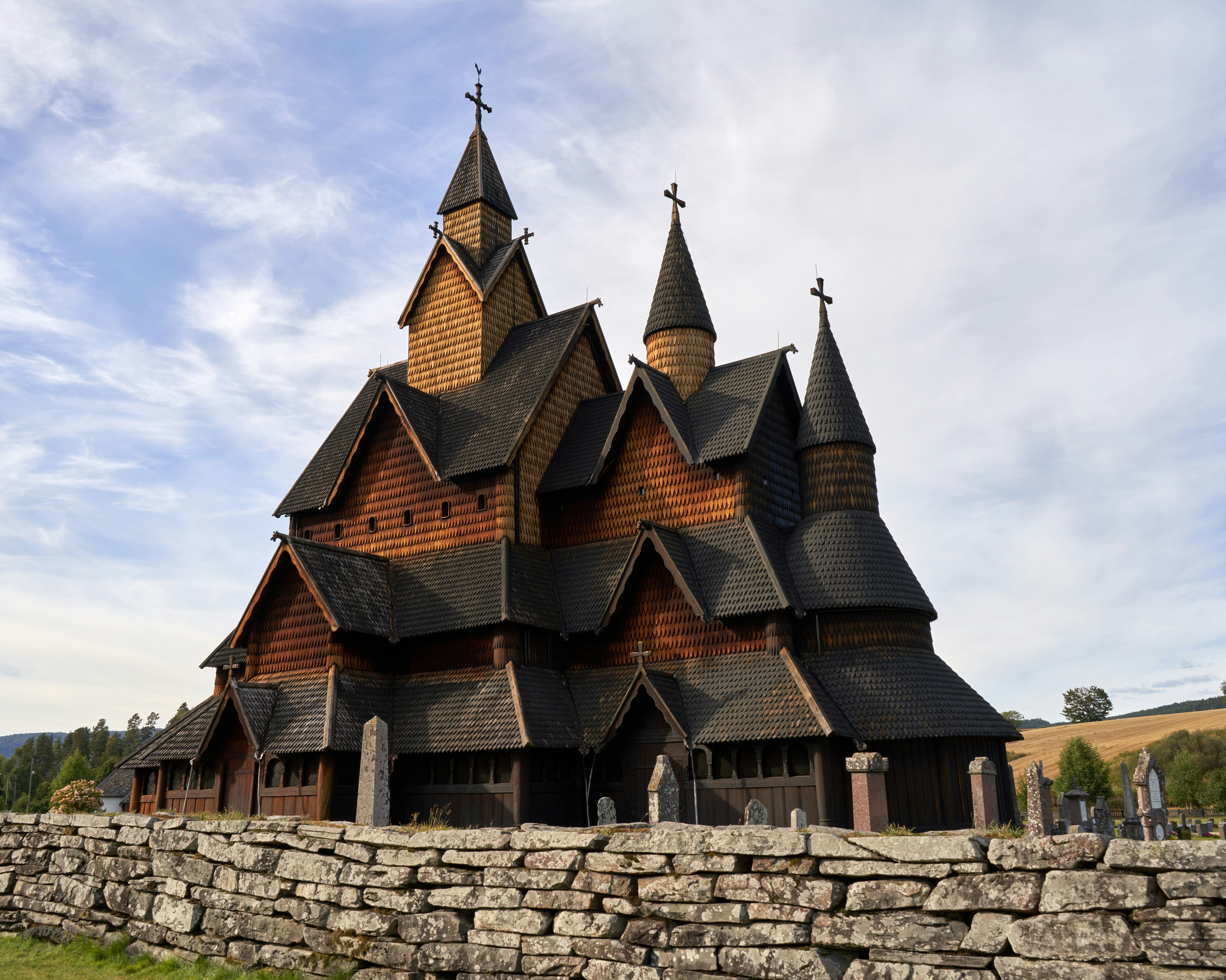 Heddal Stave Church Norways largest wooden cathedral from the 13th century, still in use as the parish church
