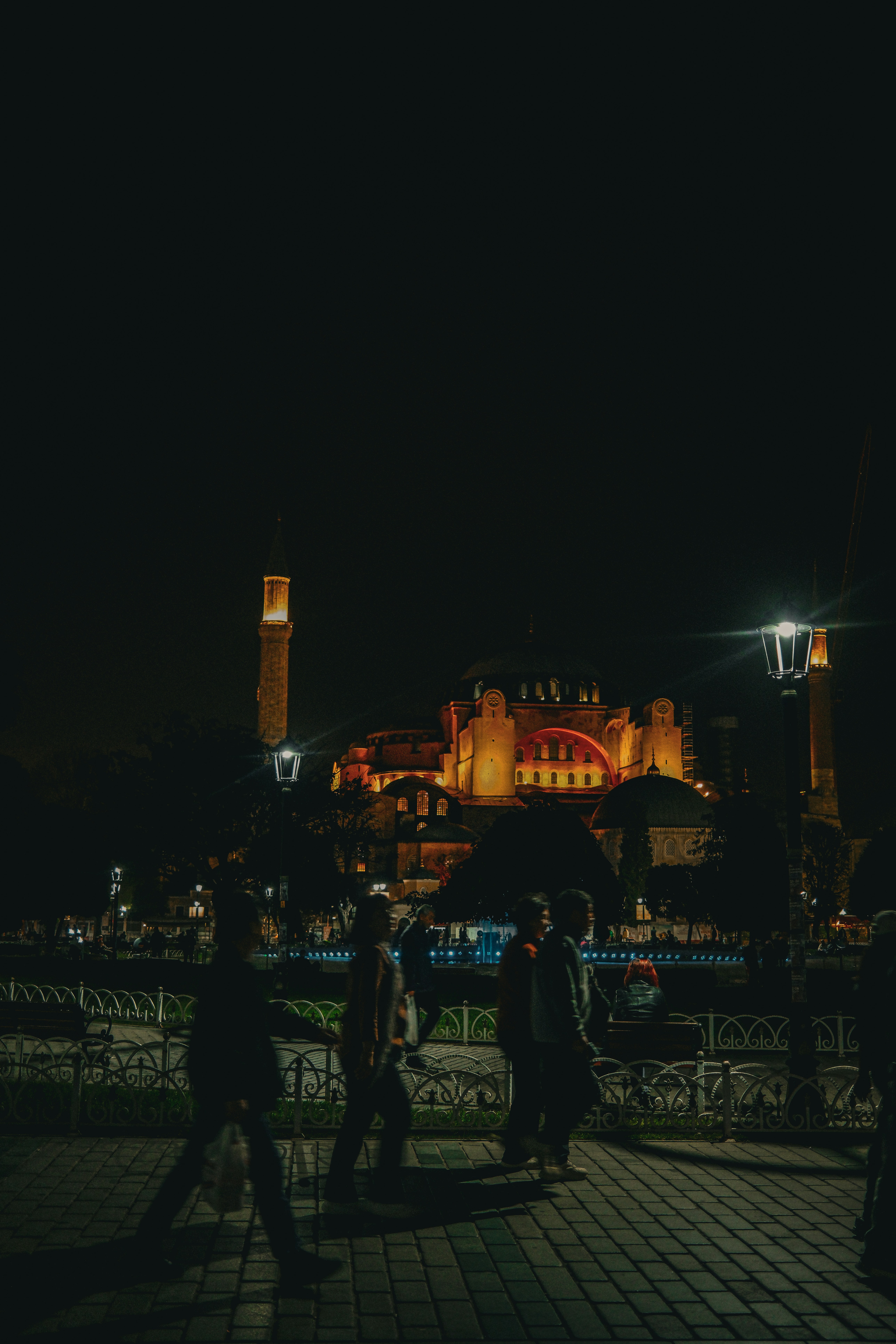 Amber Citadel Under Nightfall