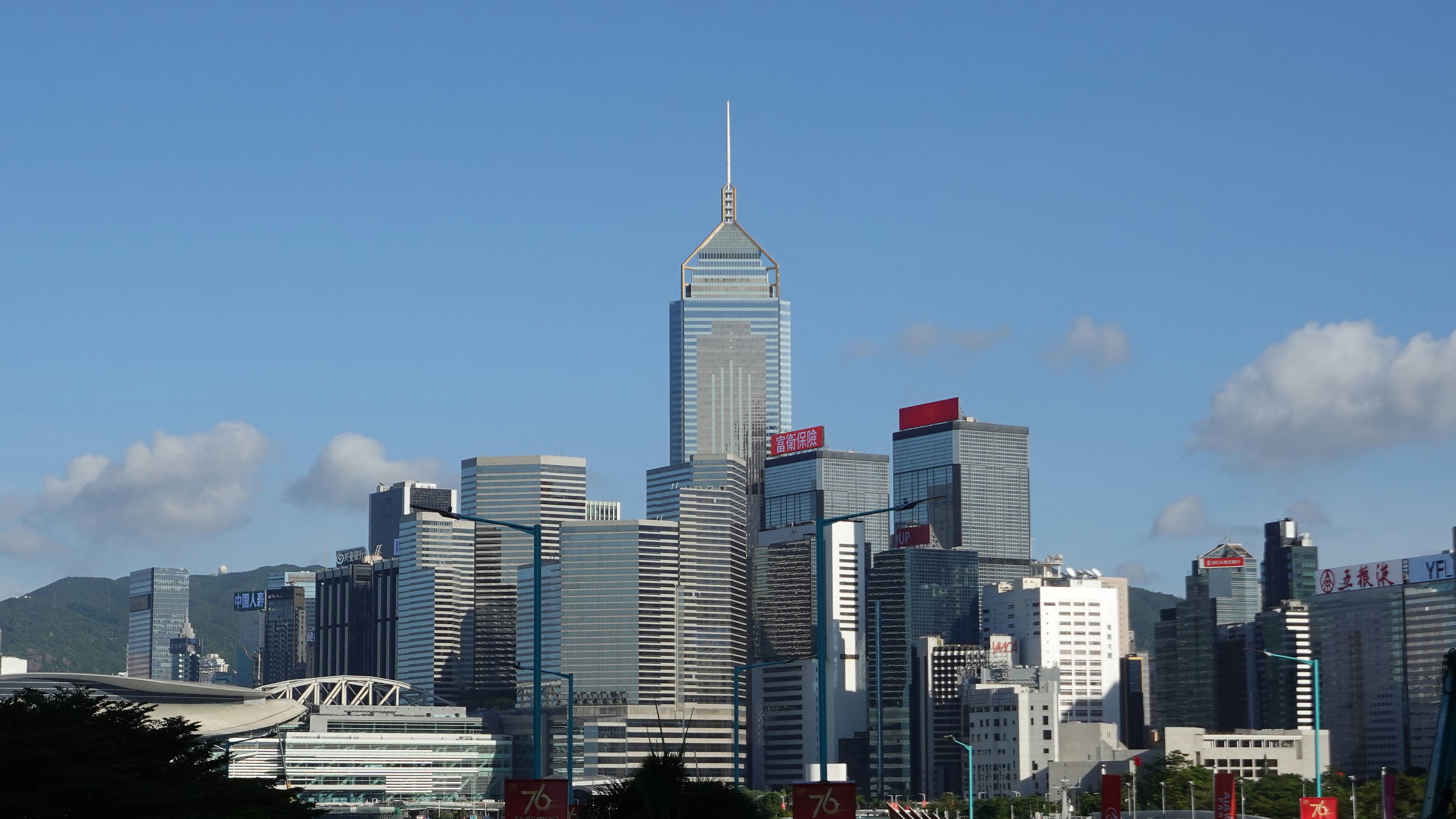 Buildings in Hong Kong island