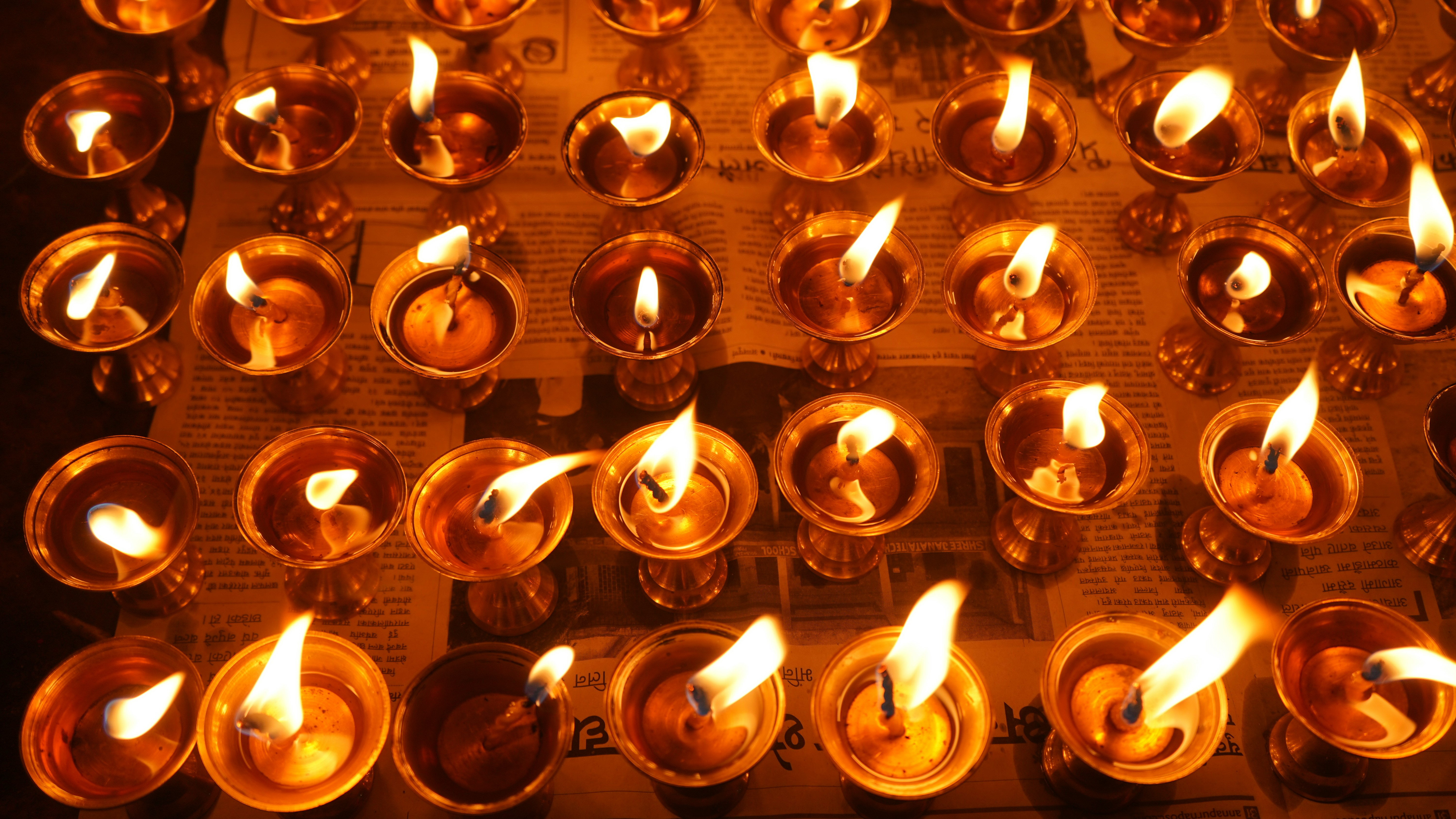 Butter Lamps for Sale in Lalitpur