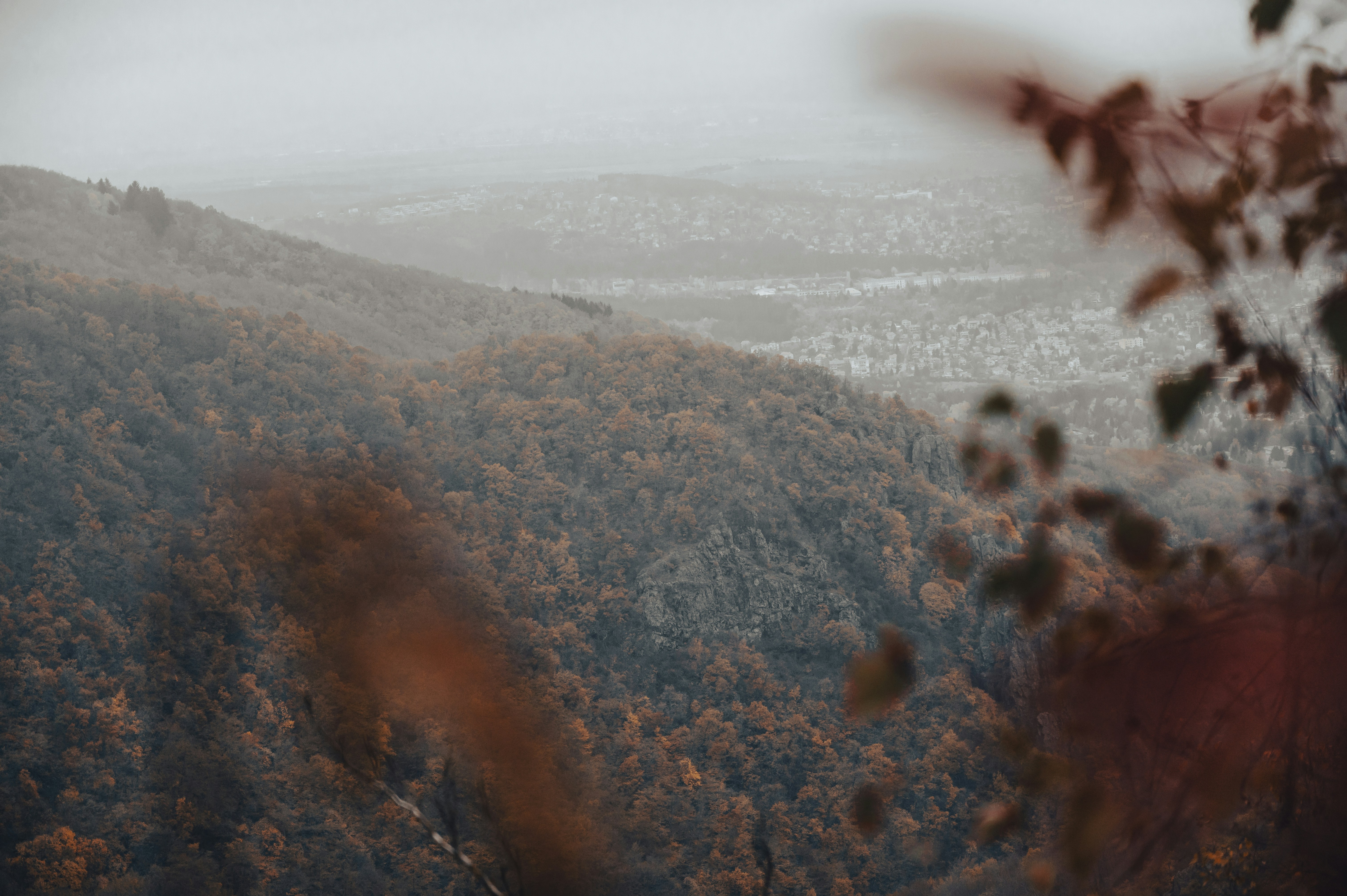 Ember Ridge Beneath a Veiled Valley