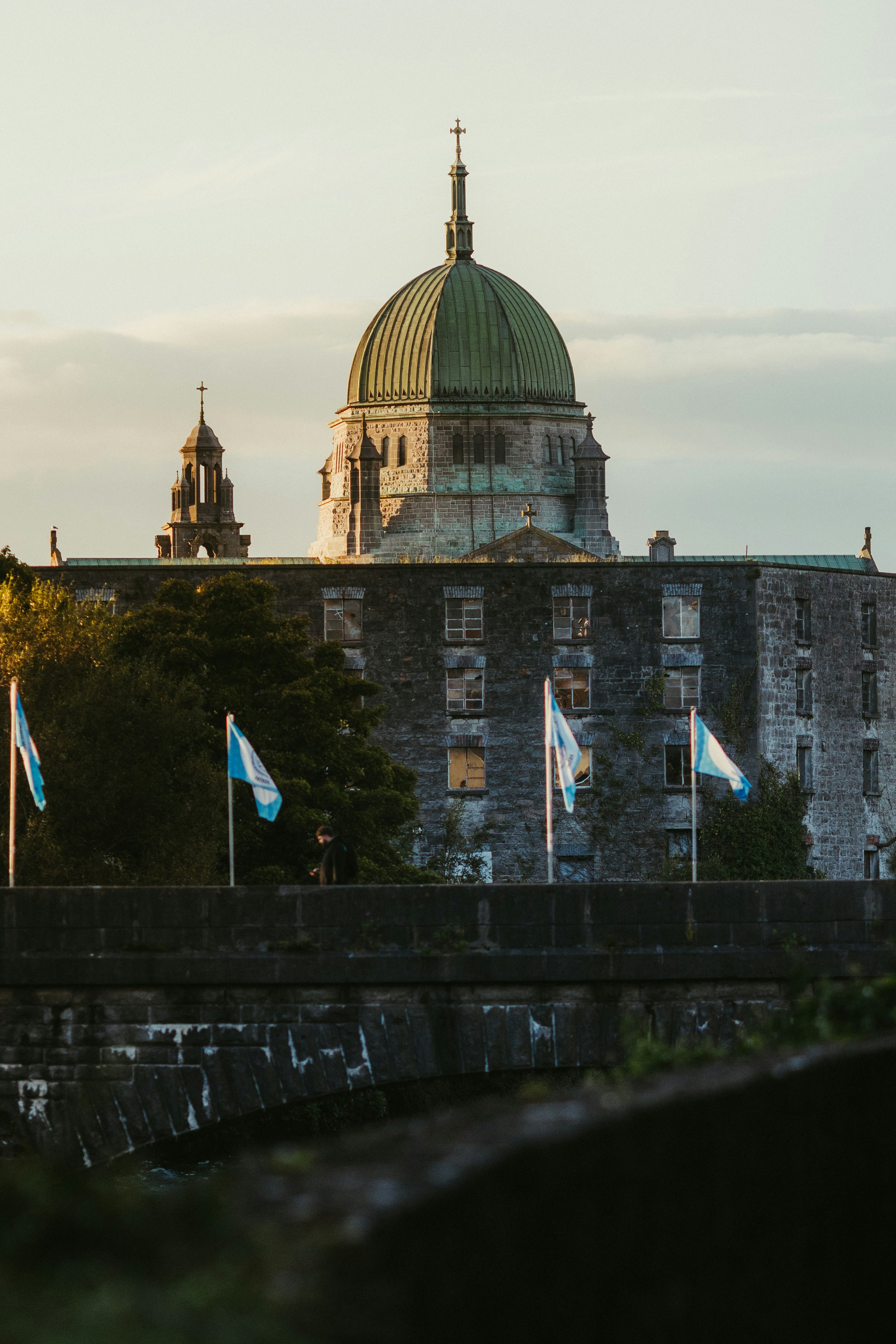 Emerald Dome Crowned Fortress by the River