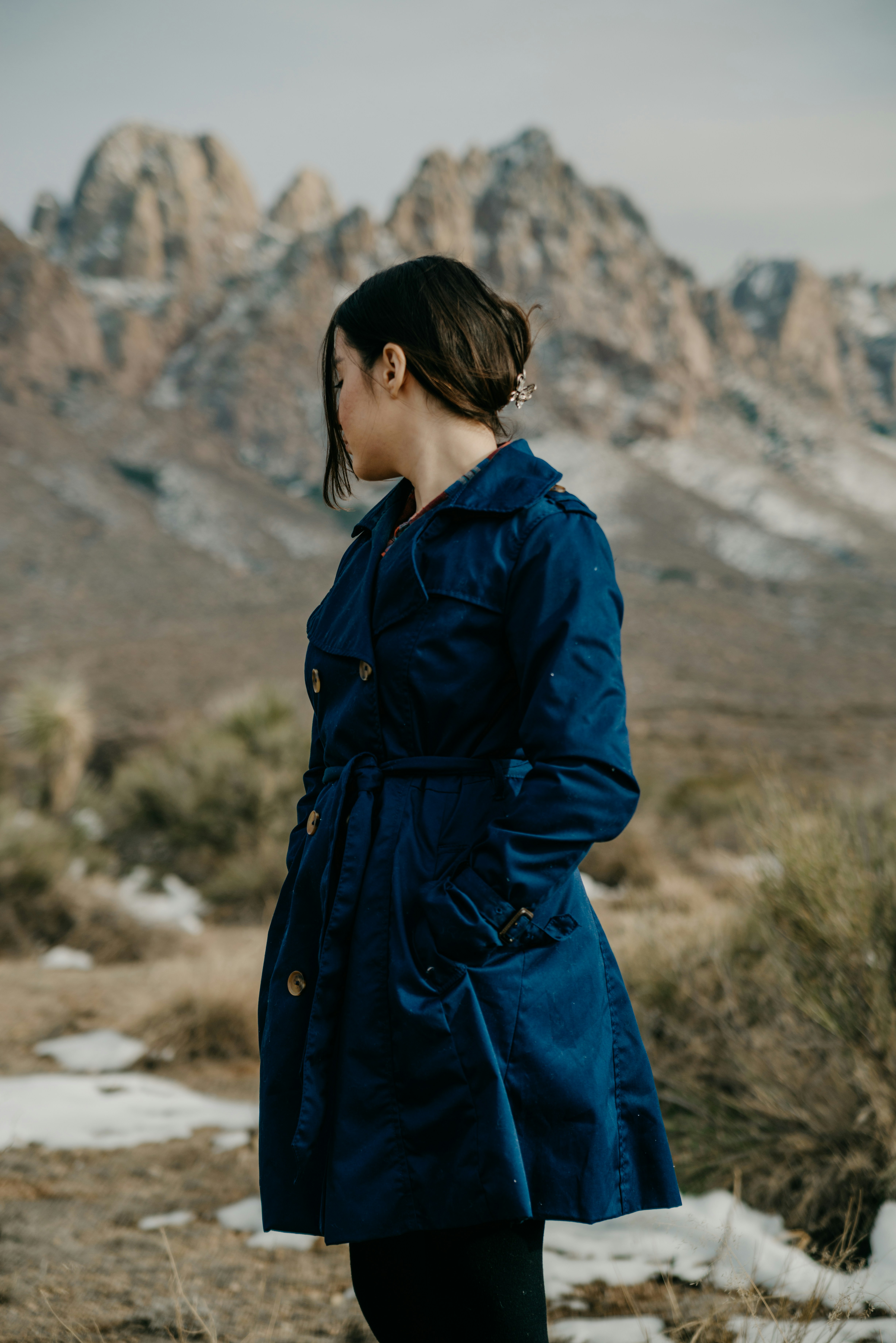 Snowy Oregon Mountains