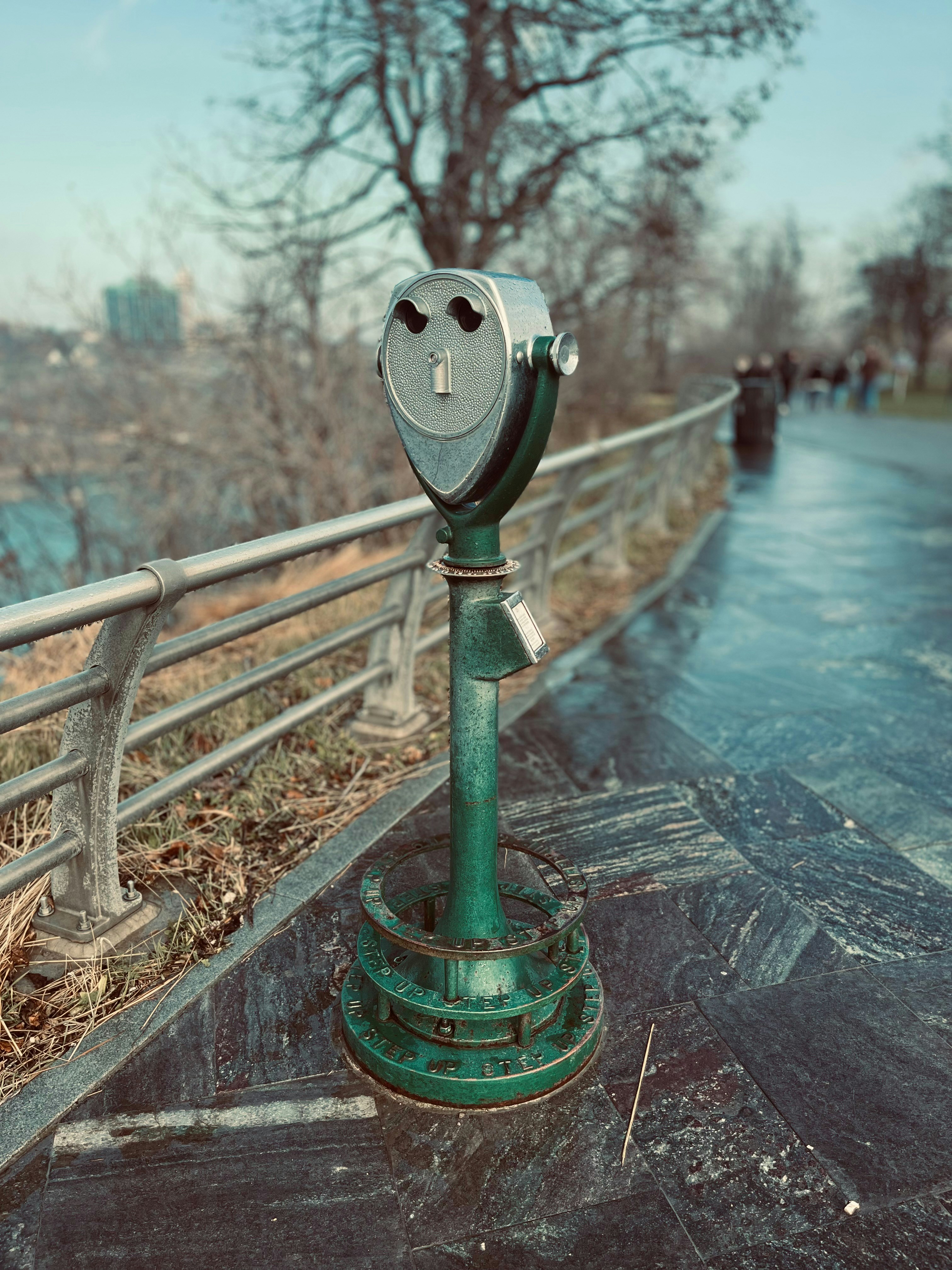 Verdant Viewfinder by the Riverside Promenade