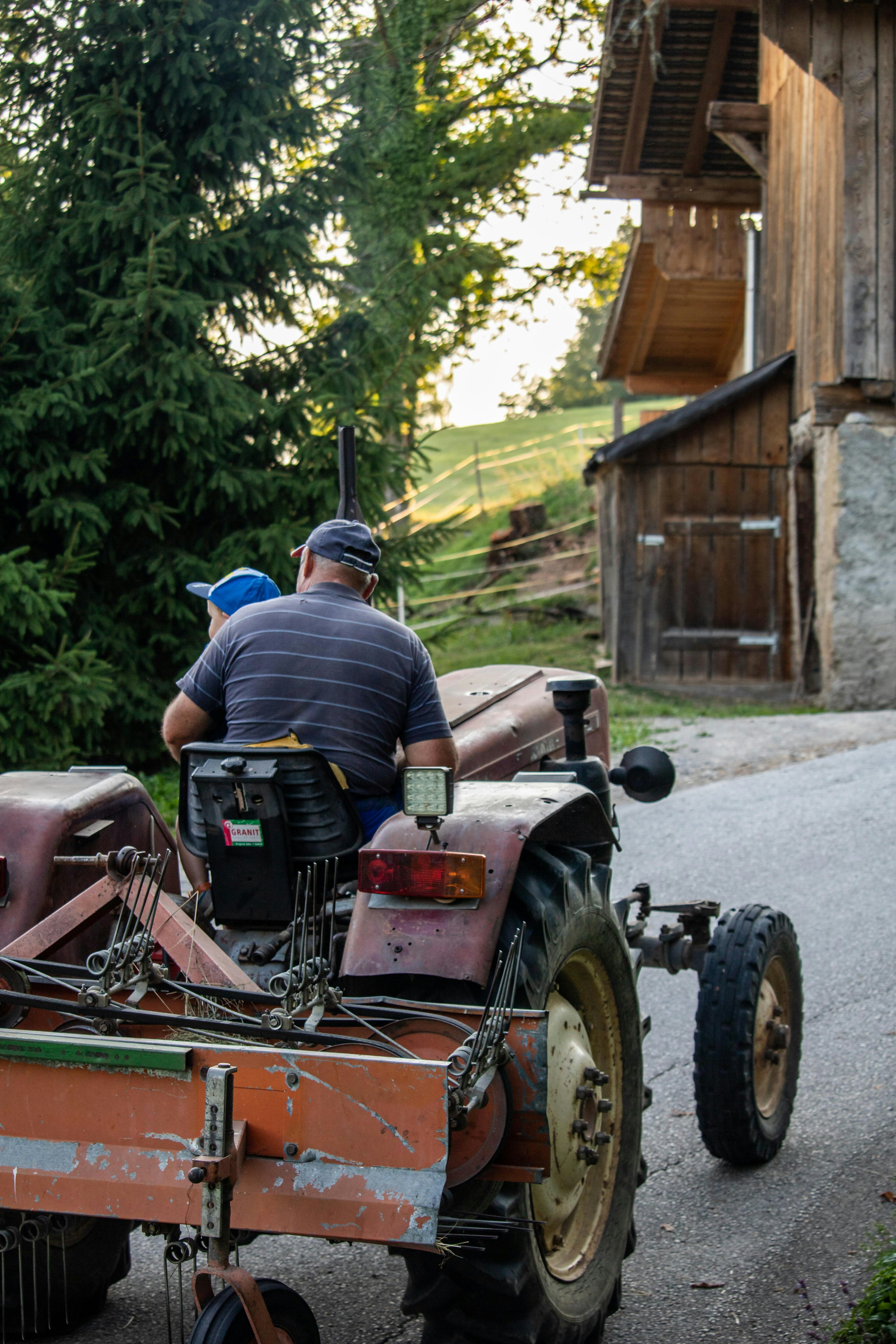 Back of the Farmer, Front of the Farm: A Mountain Tractor Moment