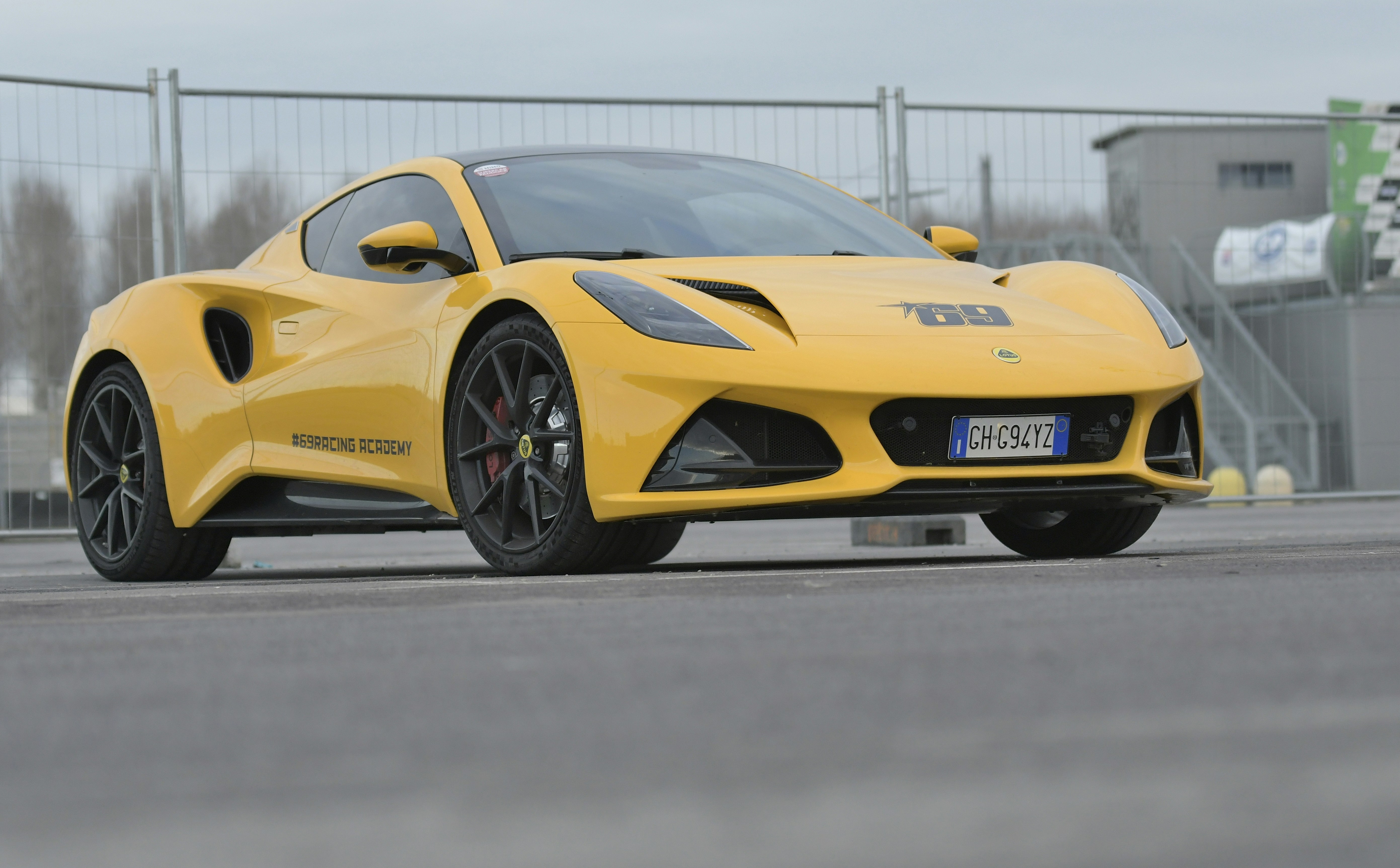 Sunlit Yellow C8 Stingray Conquers the Track