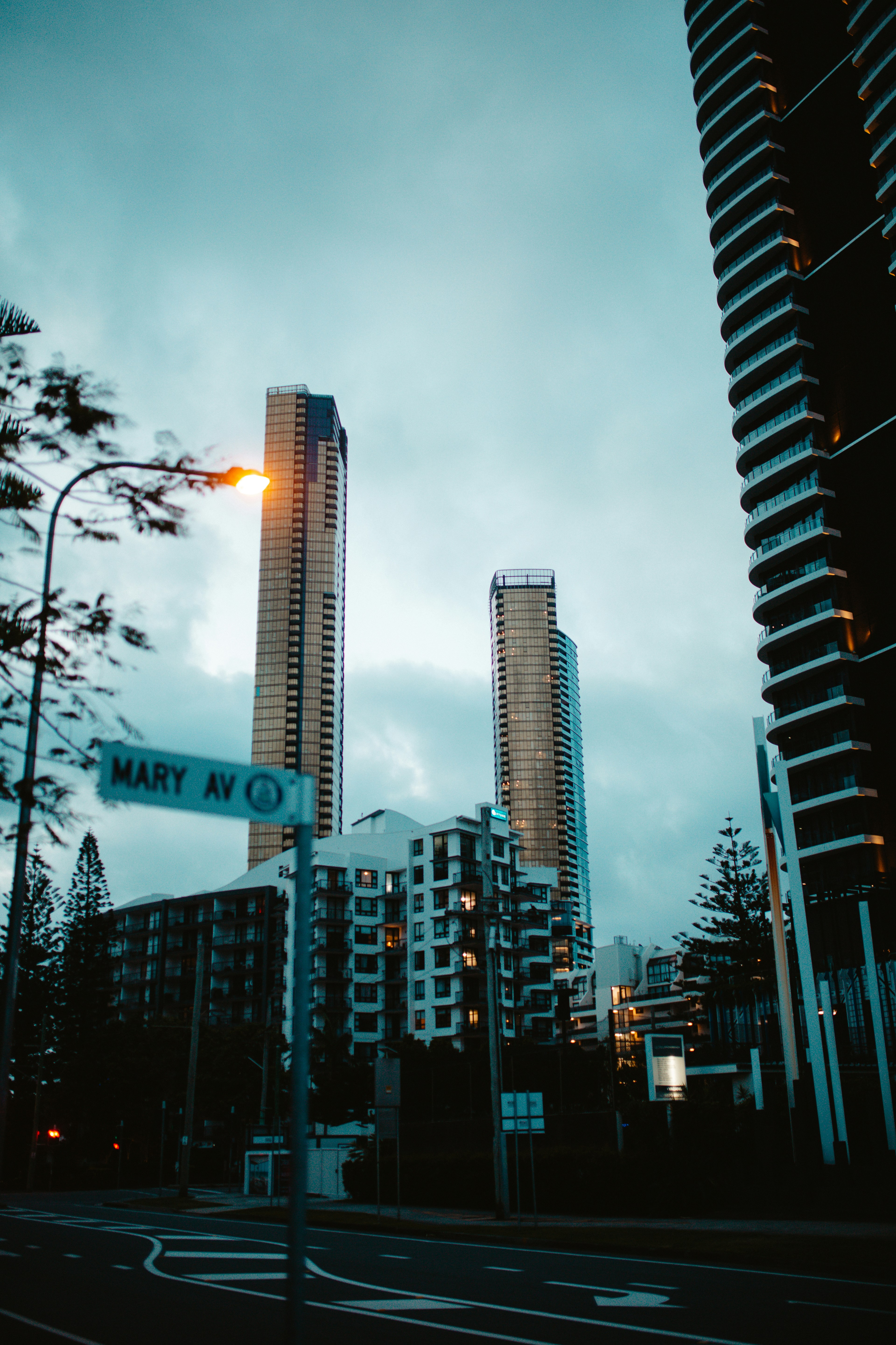 Wallpaper, skyline Gold Coast Australia