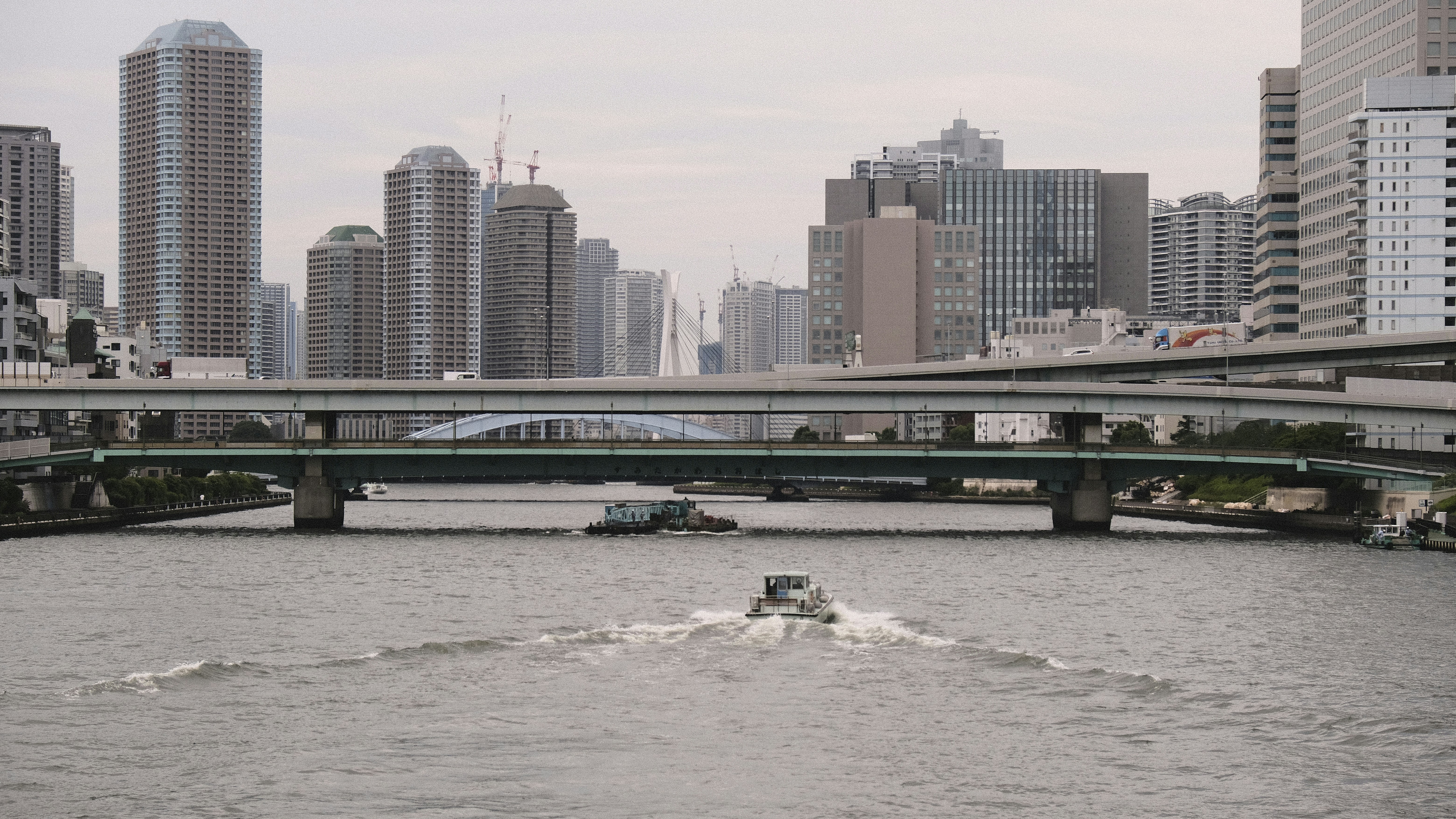 Picture taken from the Kiyosu-bashi Bridge