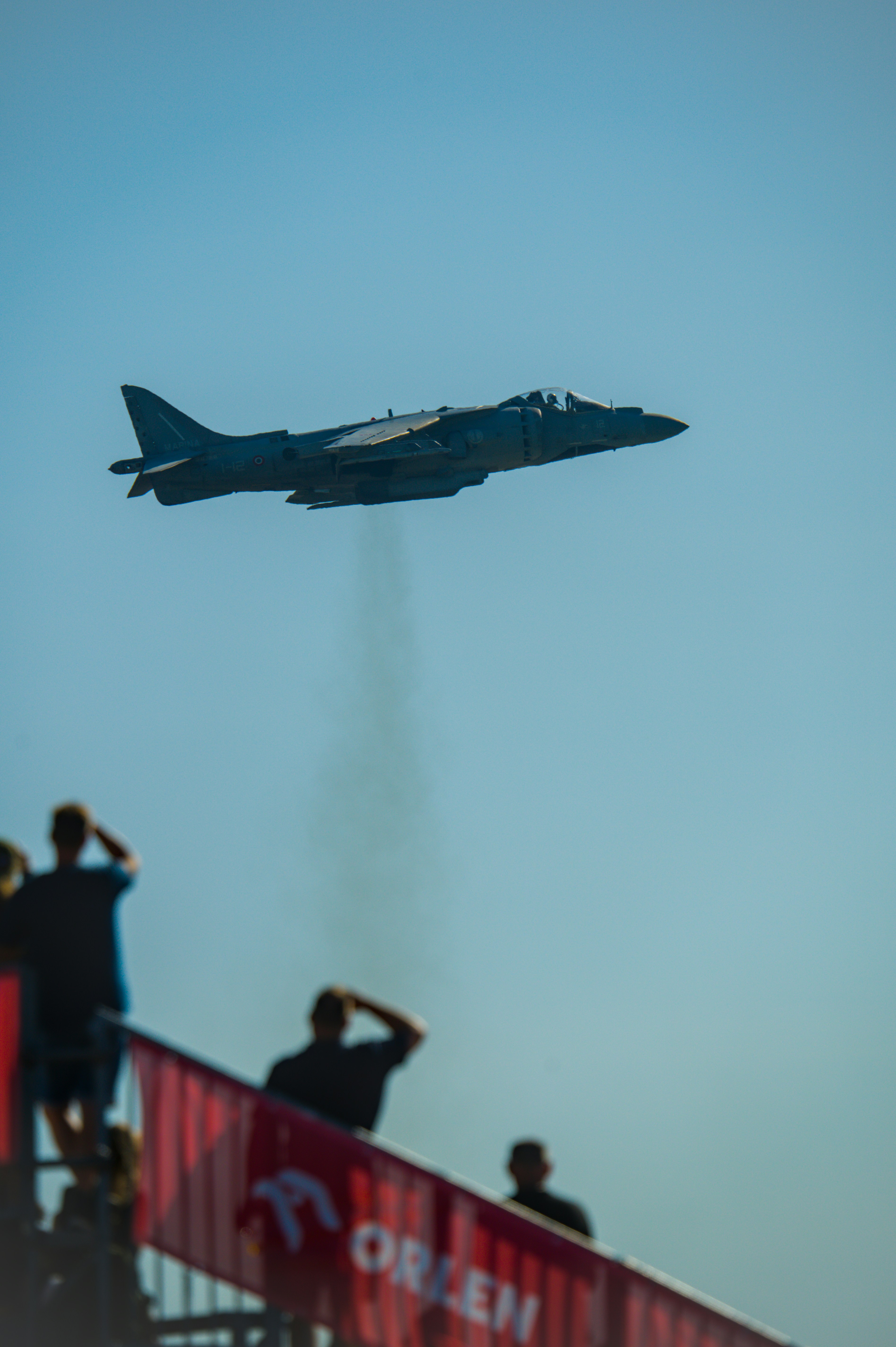 Blue Sky Pass: A Fighter Jet Over the Viewing Deck