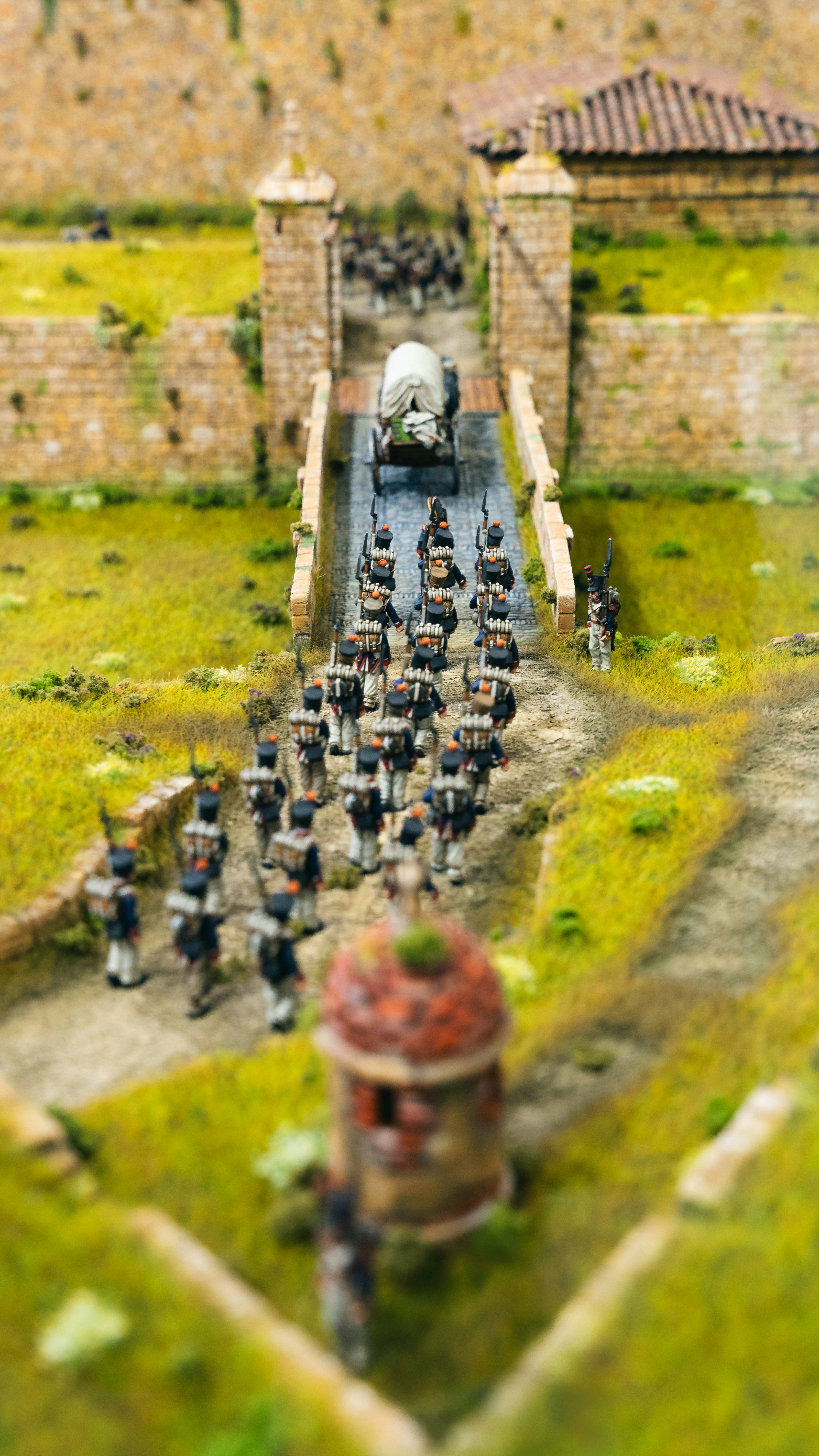 Marching Miniatures Across the Stone Bridge