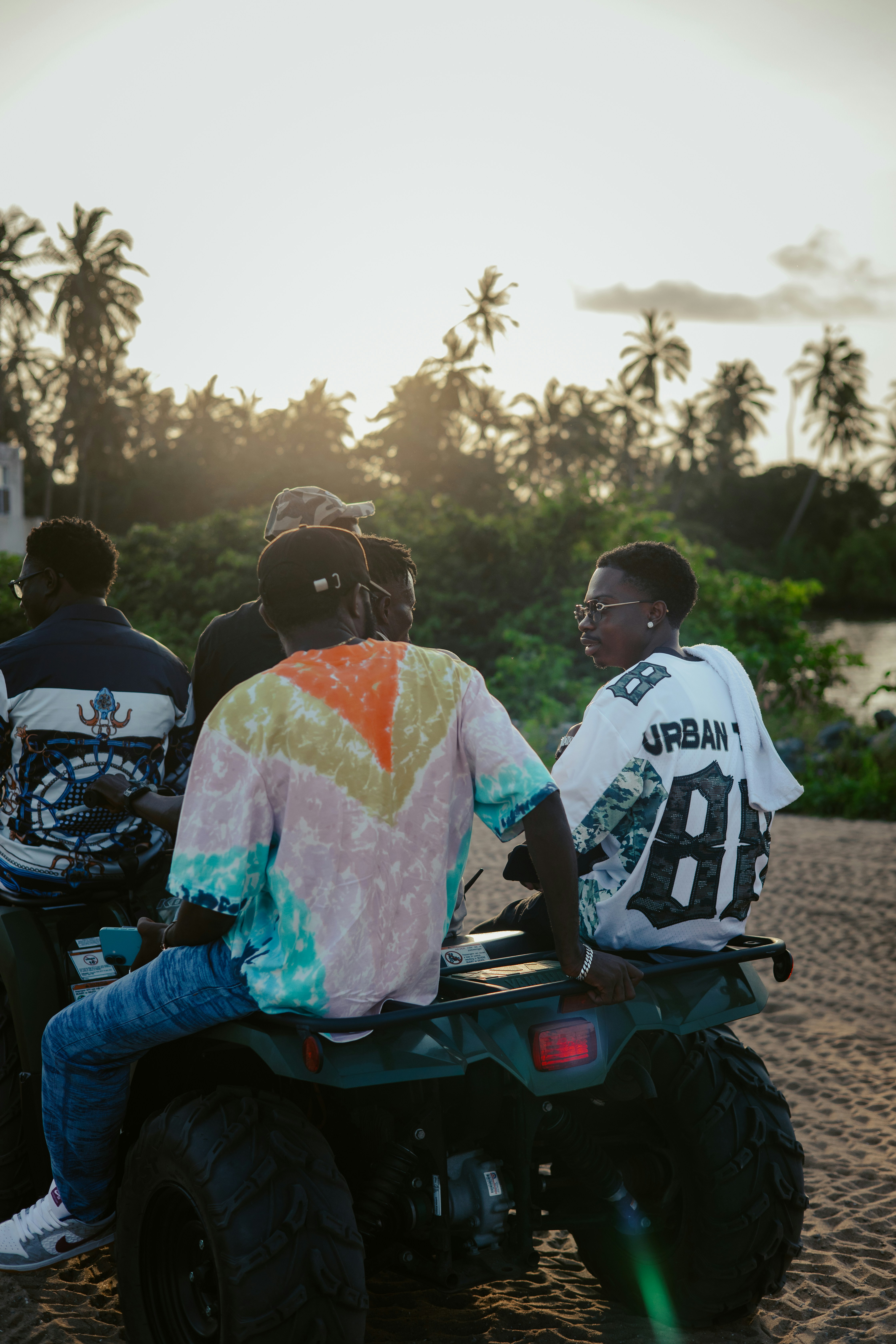Dusk on the Dunes: Tie-Dye and Turquoise Wheels