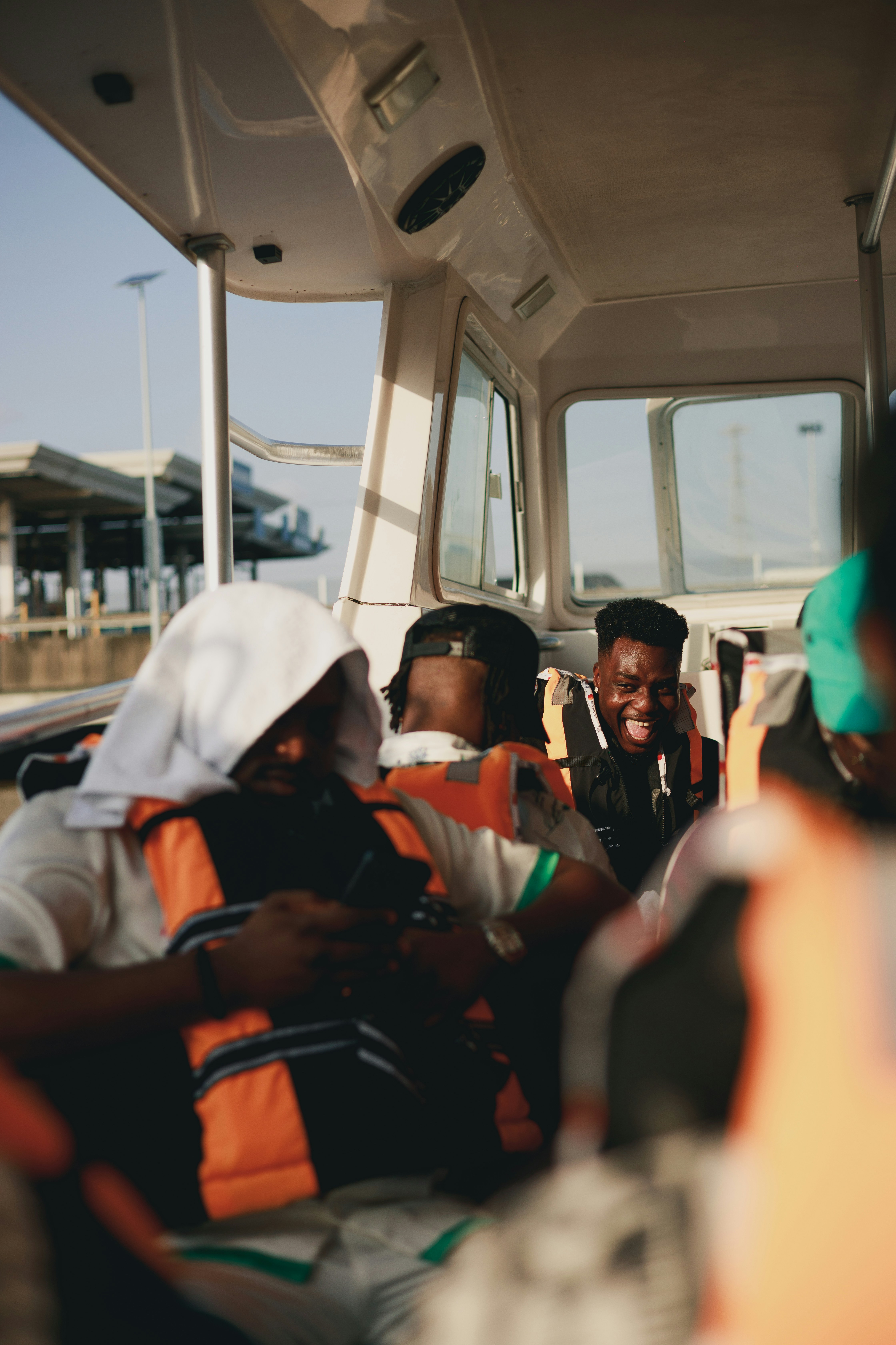 Joyful Exchange Aboard a Small Passenger Vessel