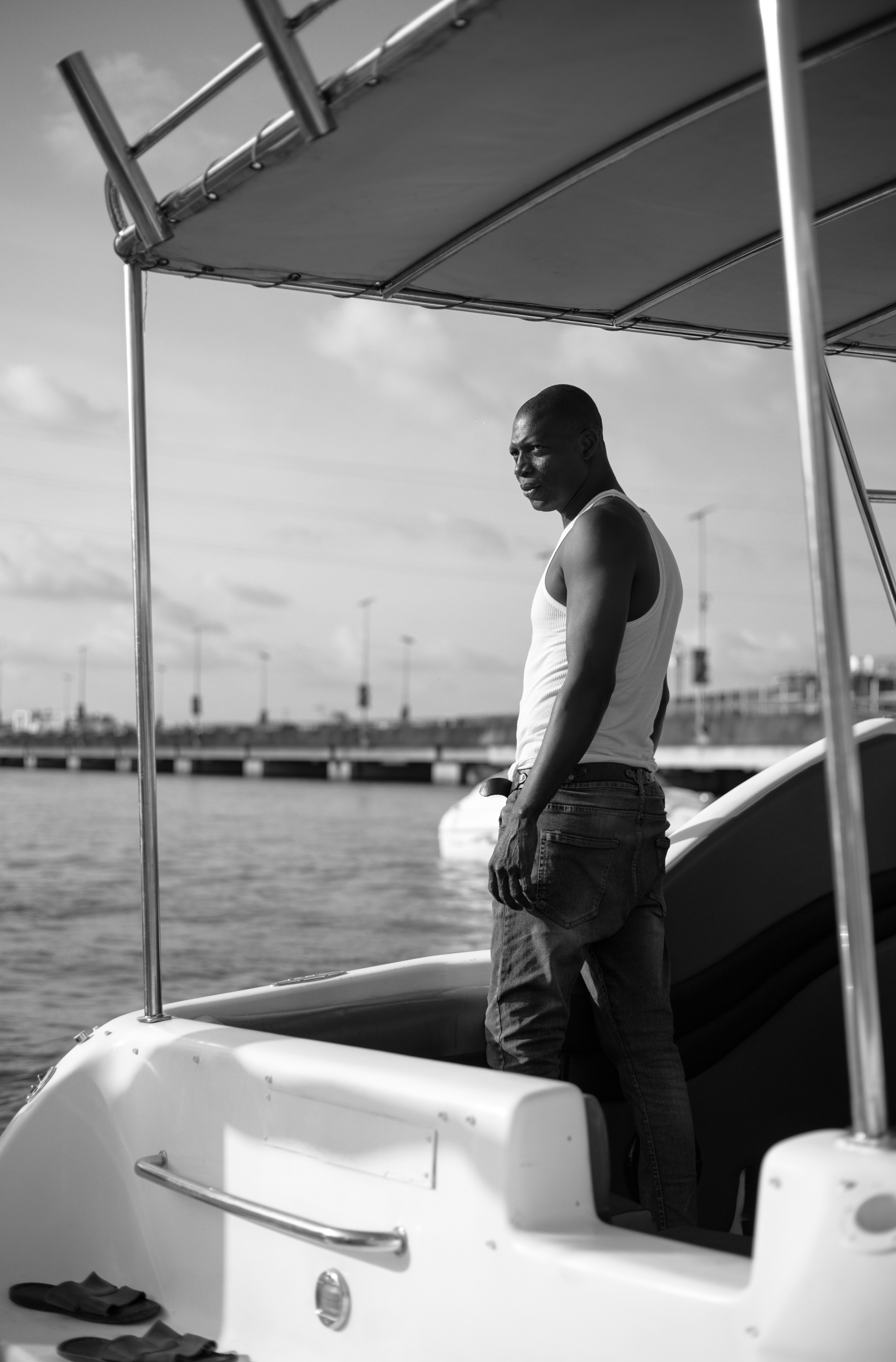 Portrait on the Dock: A Quiet Moment in the Marina