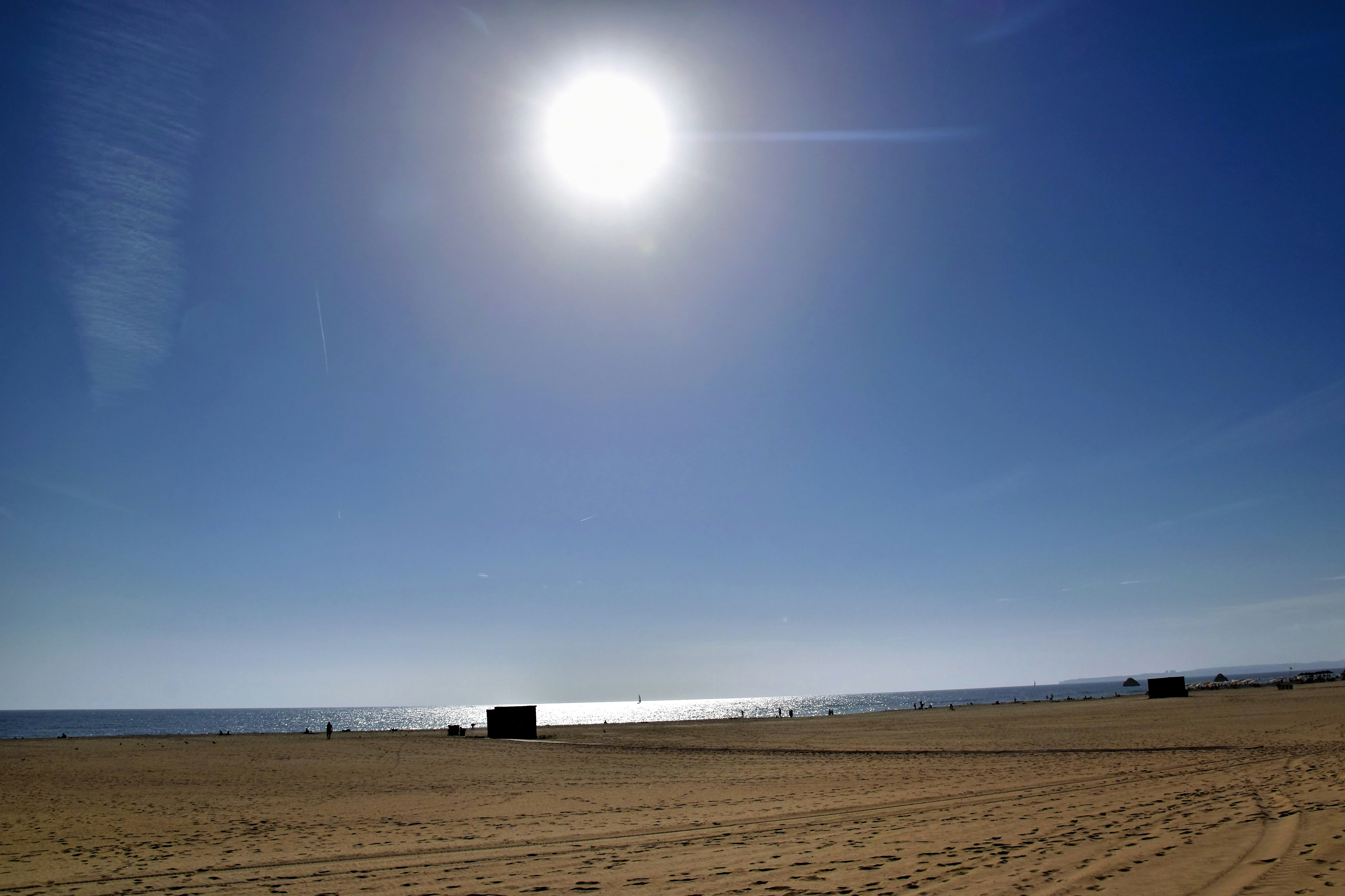 Noon Light on the Quiet Shore: A Sunlit Horizon
