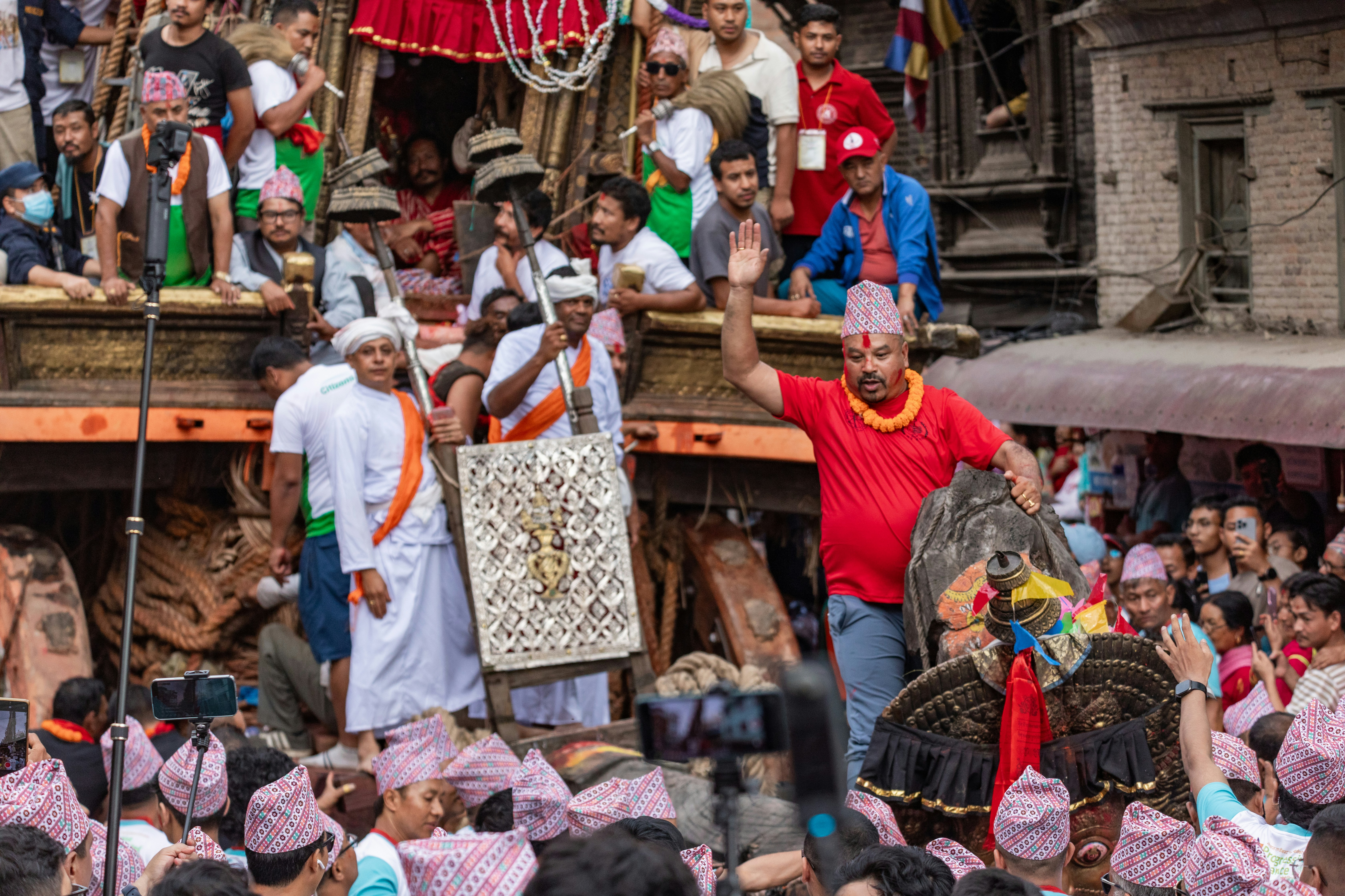 Machindranath Jatra Celebration at Patan Durbar Square