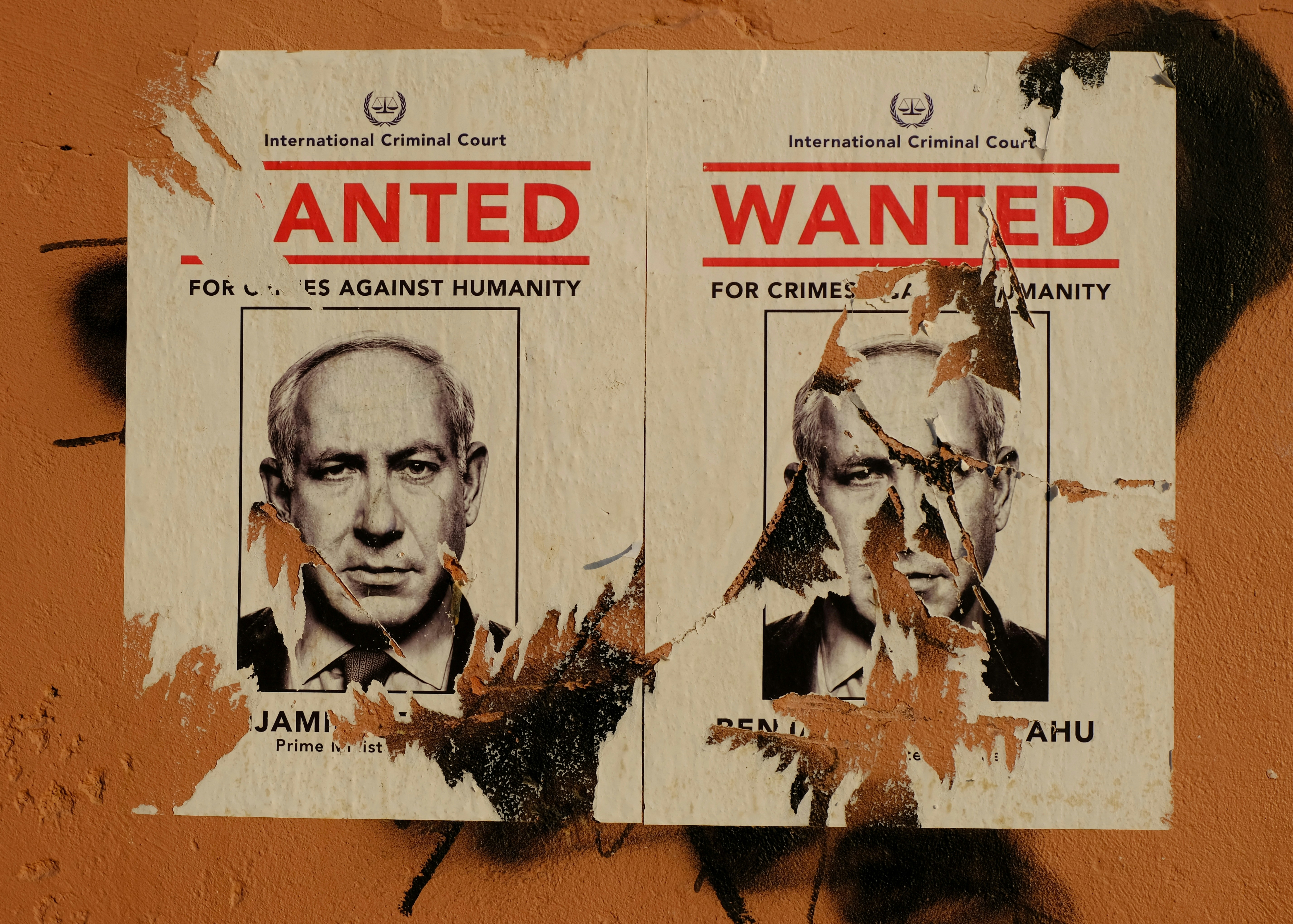 Wanted Posters in a Weathered Street Scene
