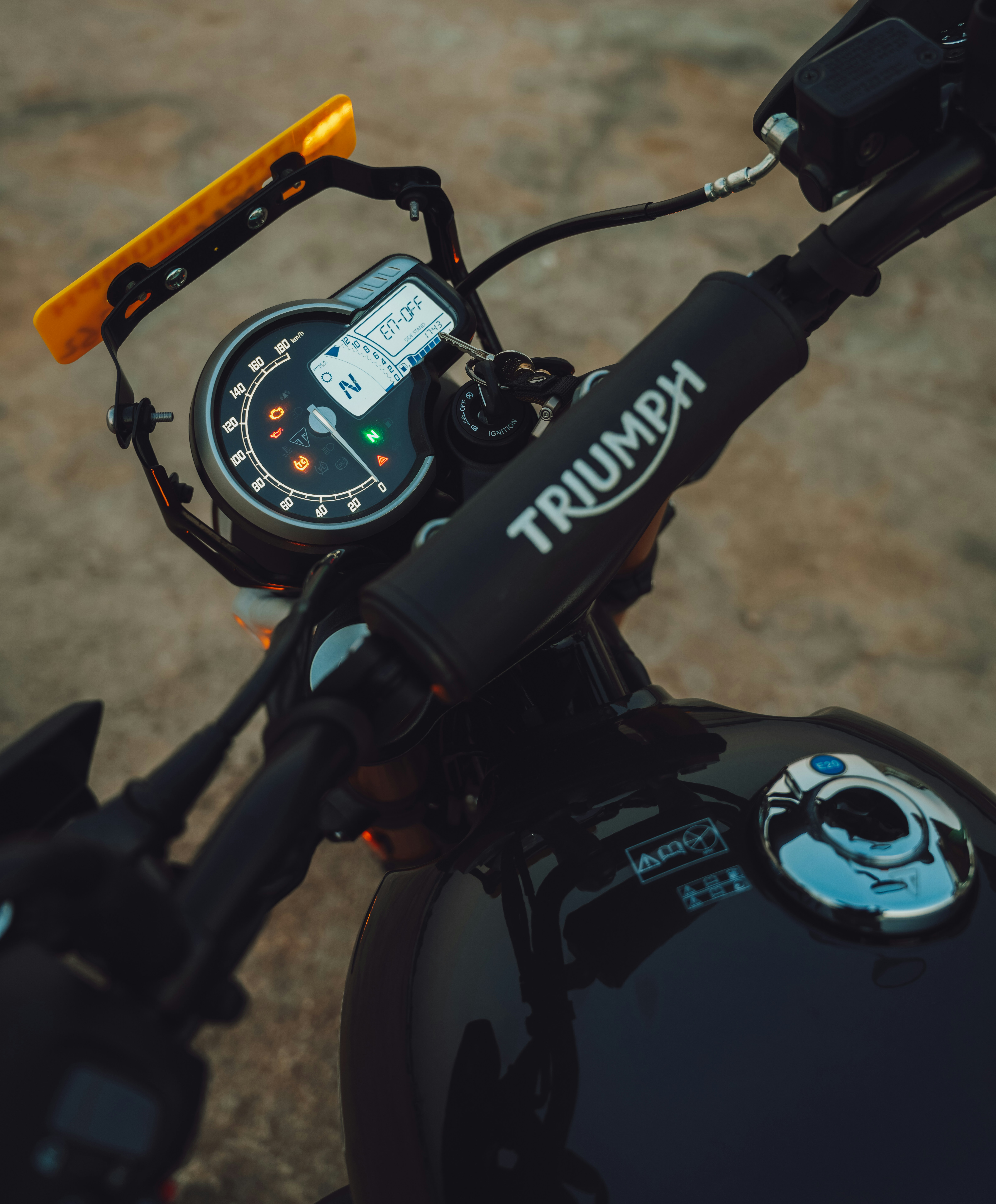 Gauges in Focus: A Triumph Close-Up