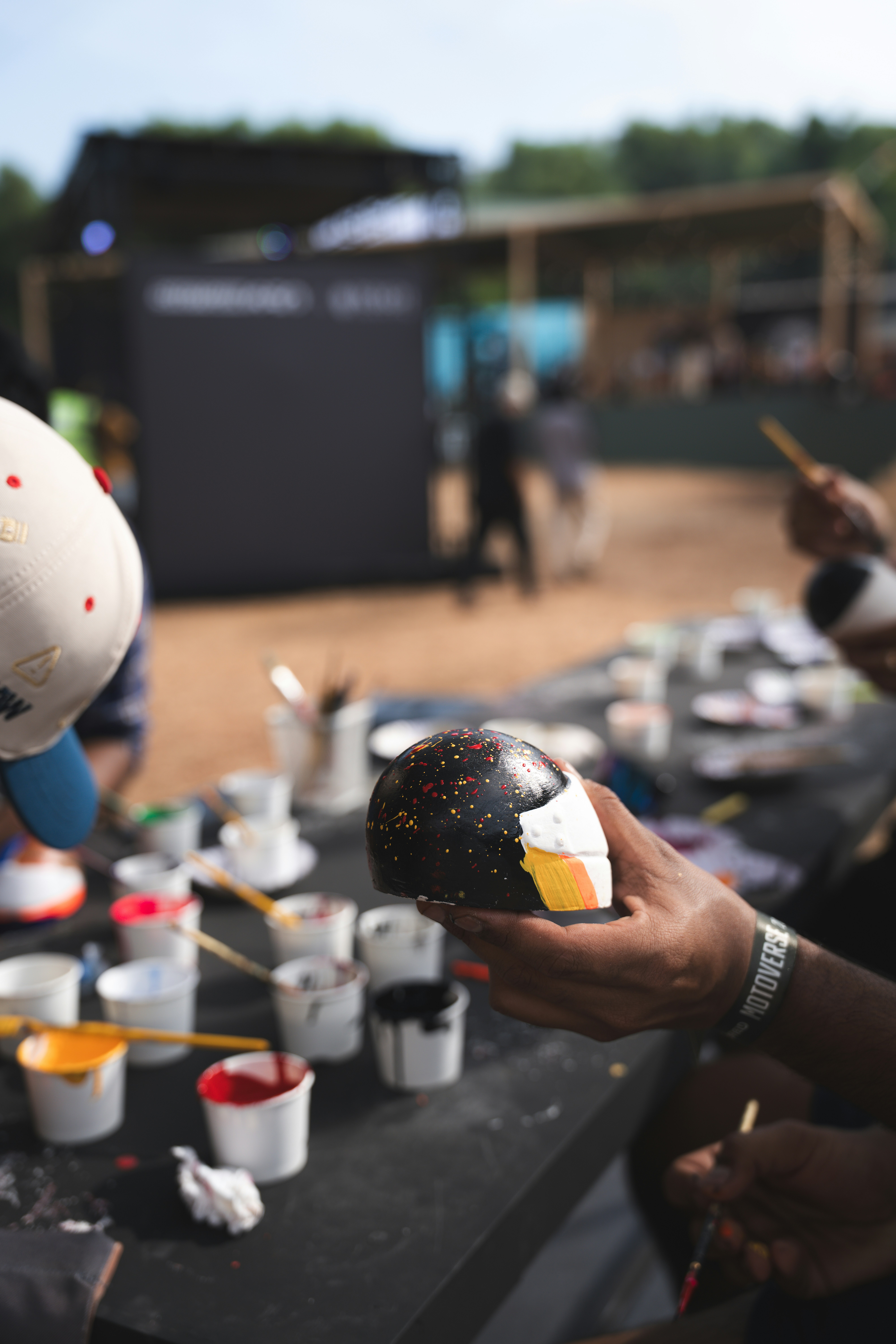 Donut in Color: A Paint‑and‑Sip Moment at the Studio Table