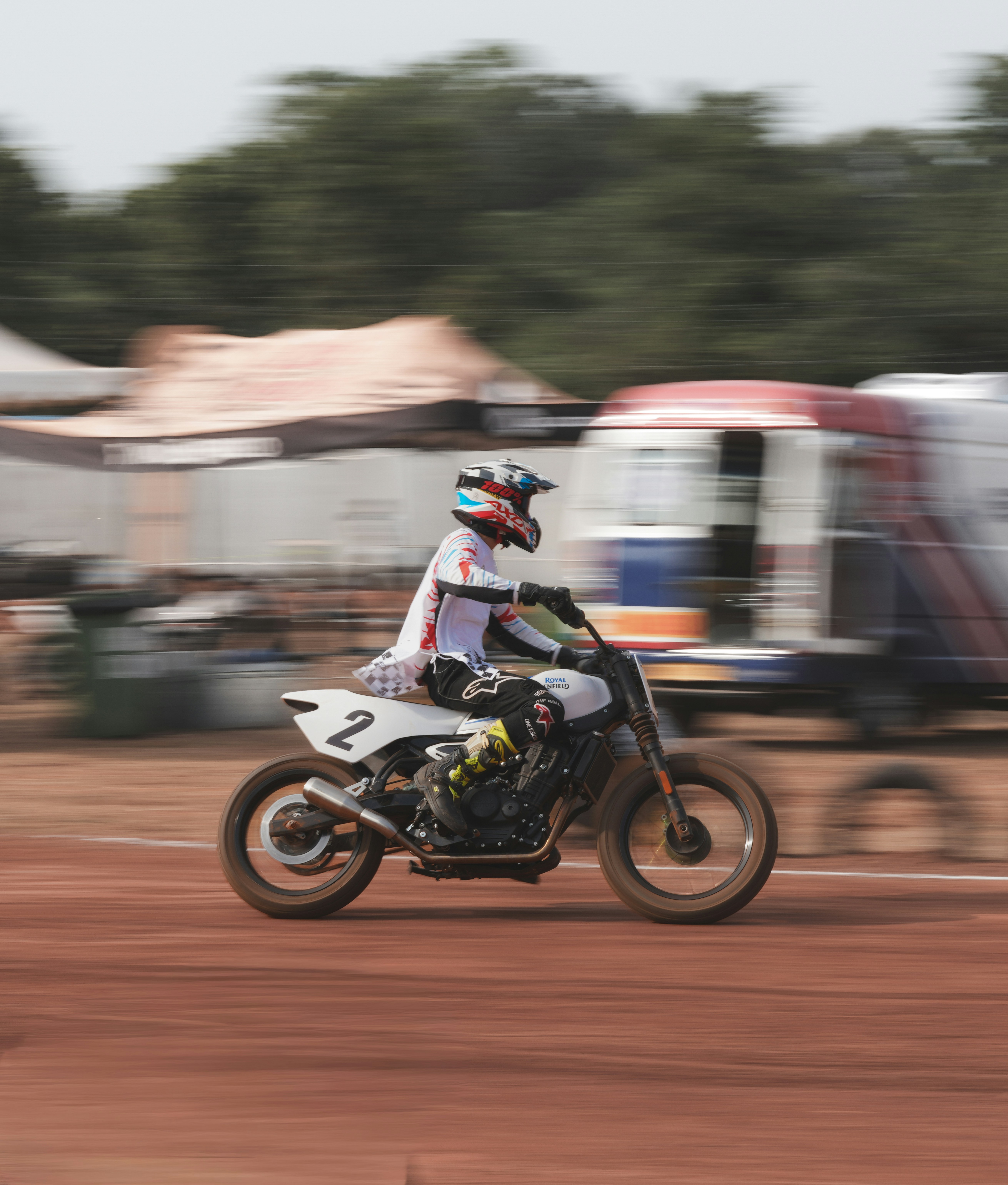 Red Dust Relay: The Number 2 Rider in Motion