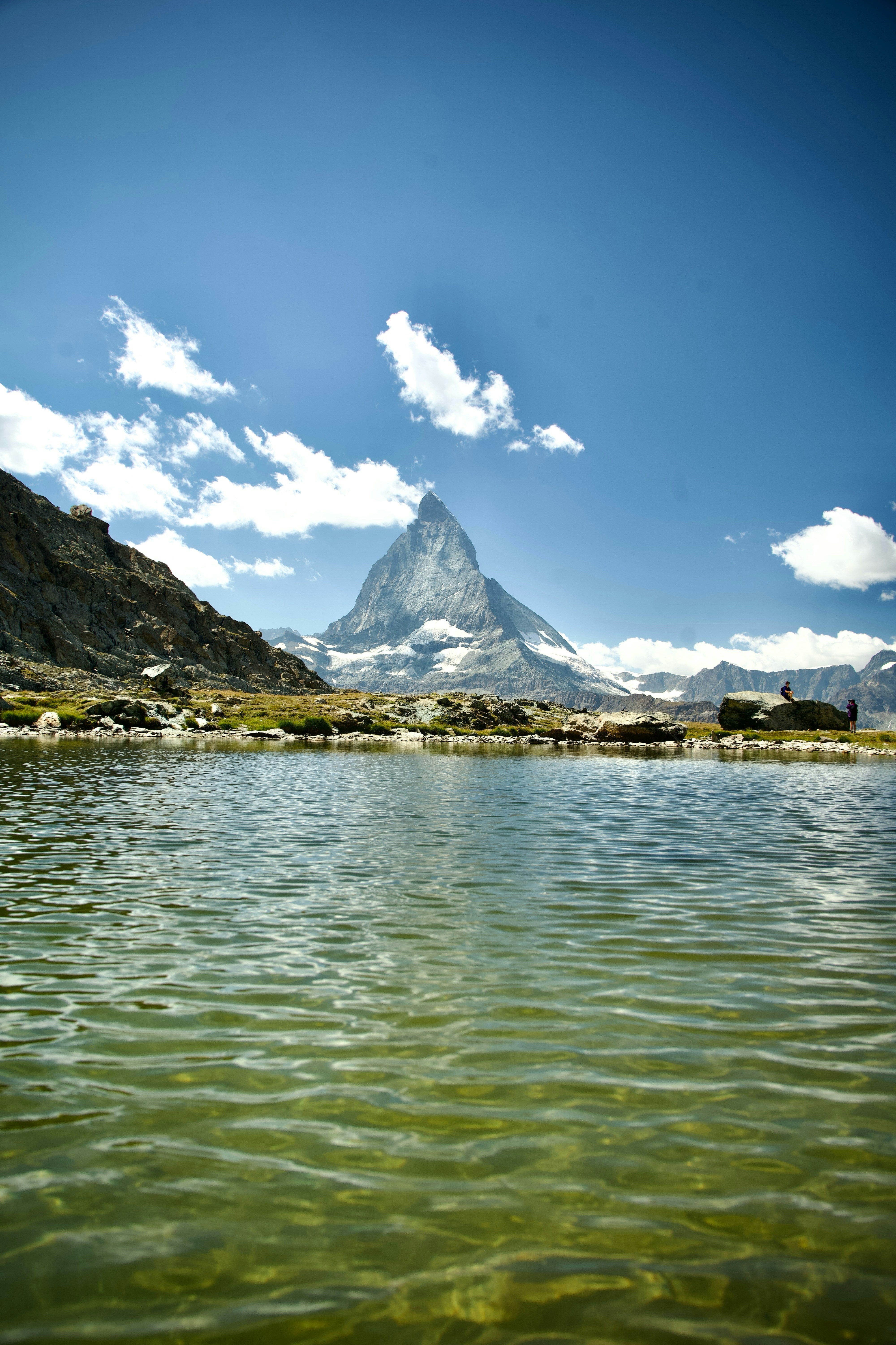 Matterhorn Rising Over a Quiet Alpine Lake