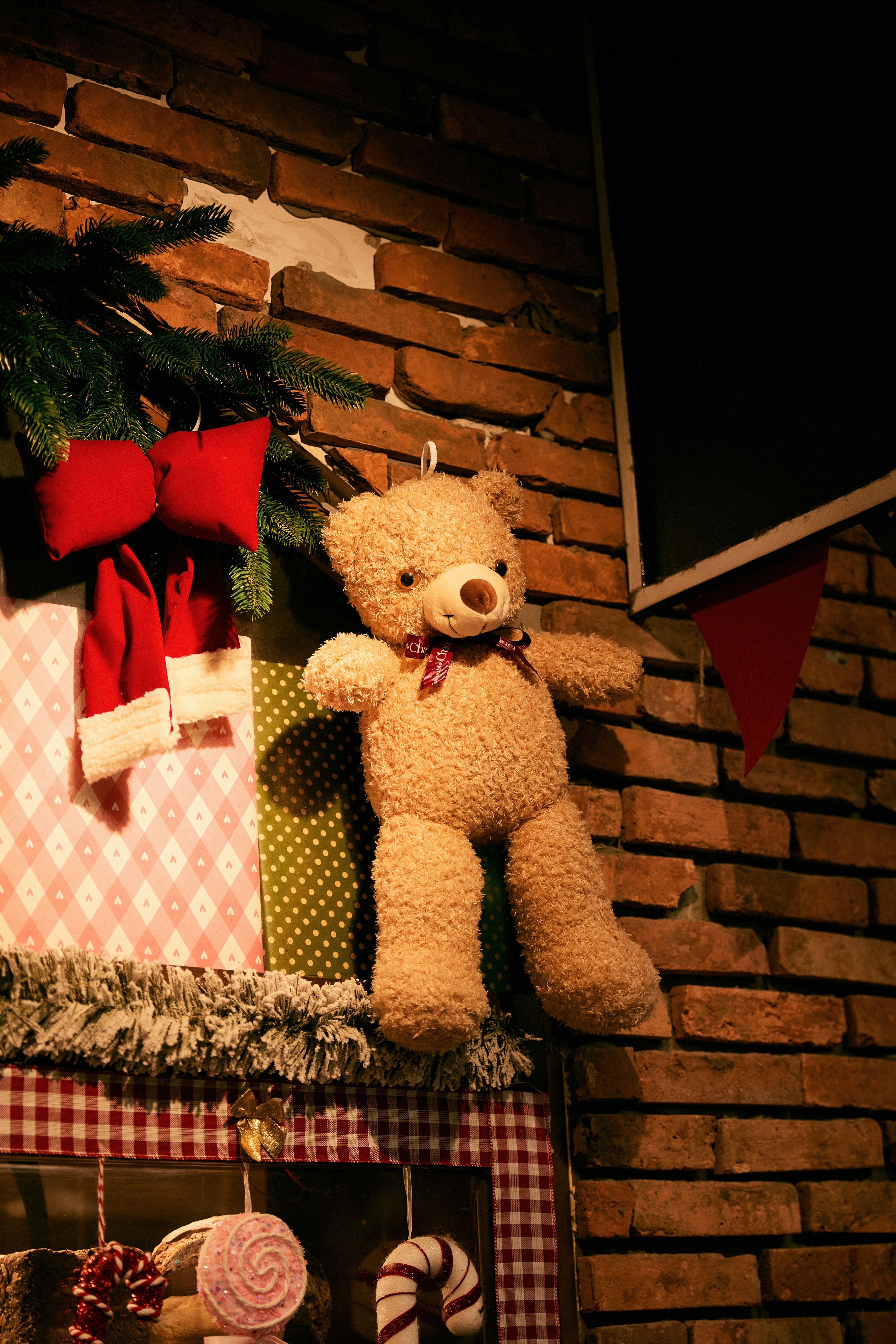 Teddy Guardian of the Holiday Shelf