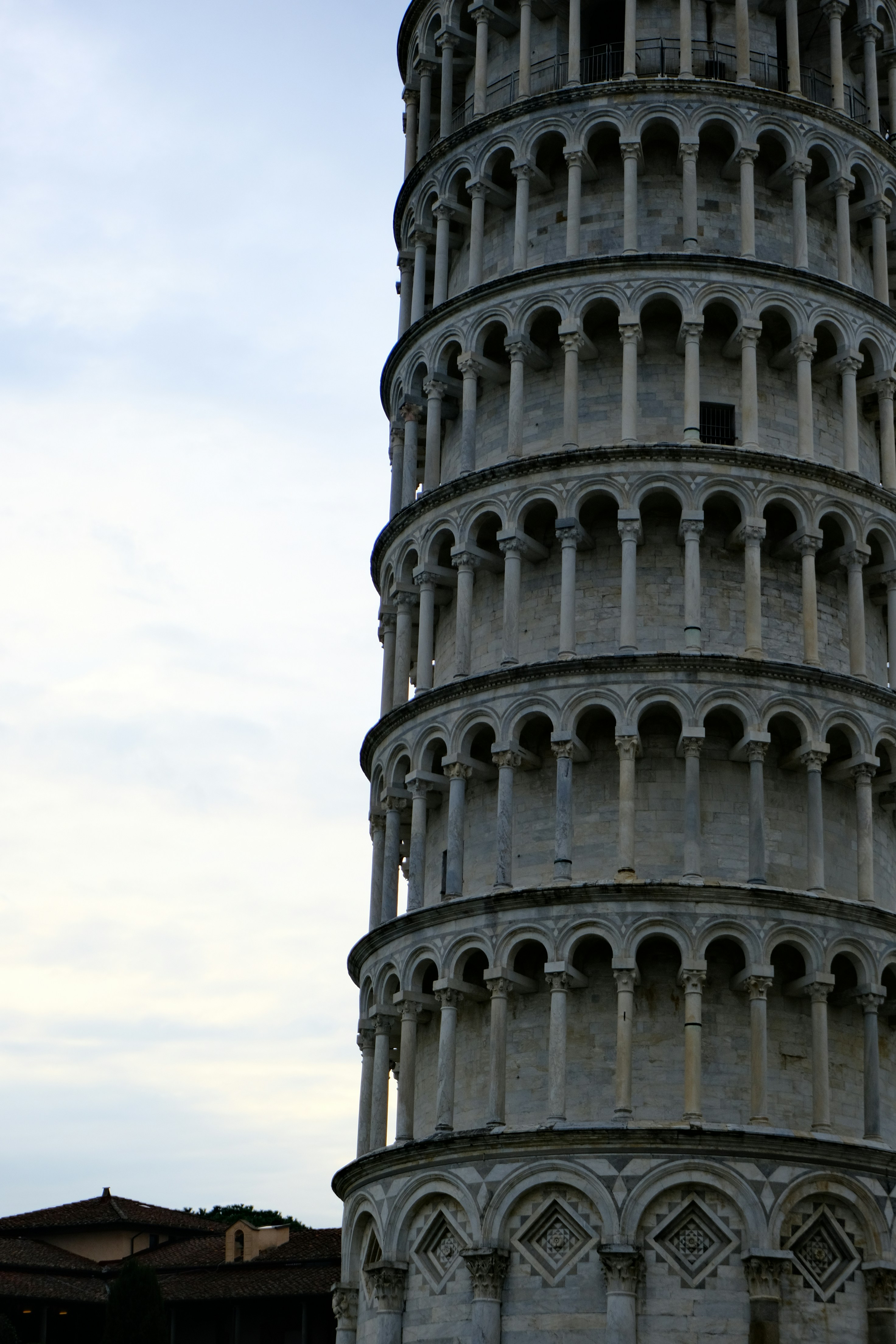 Rings of Stone: The Leaning Tower of Pisa in Quiet Afternoon Light