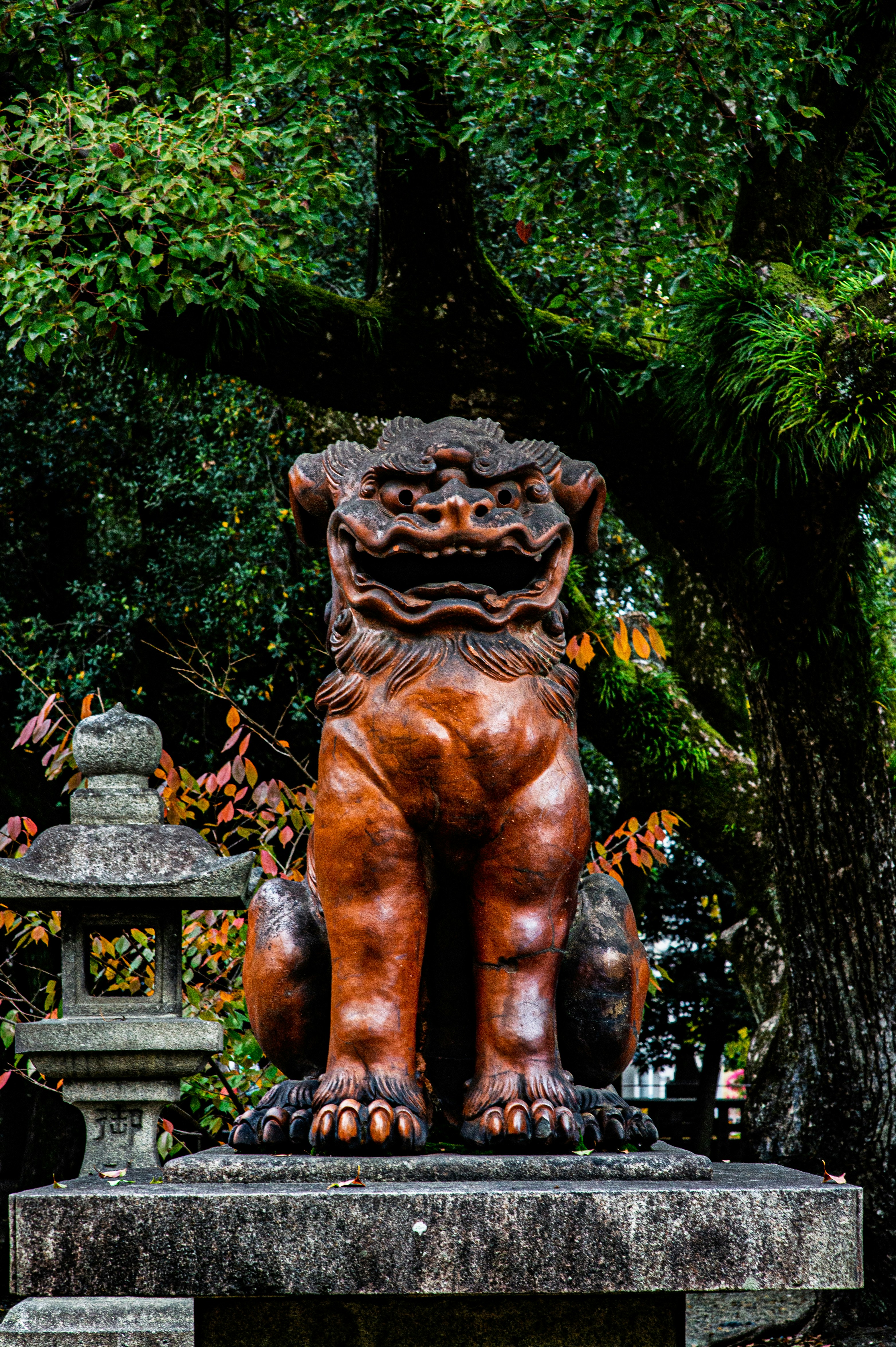  guardian lion of moss and stone
