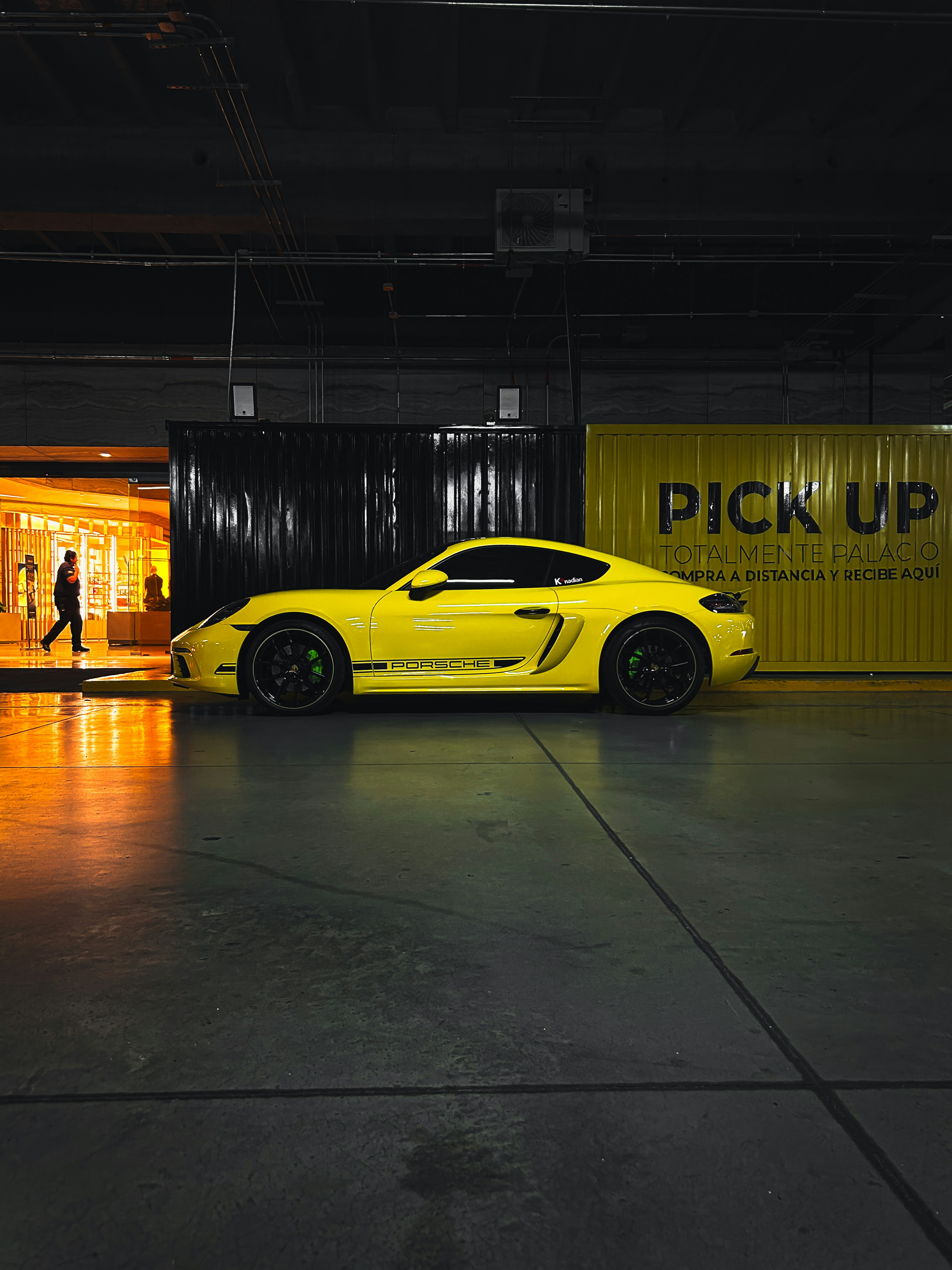 Porsche yellow