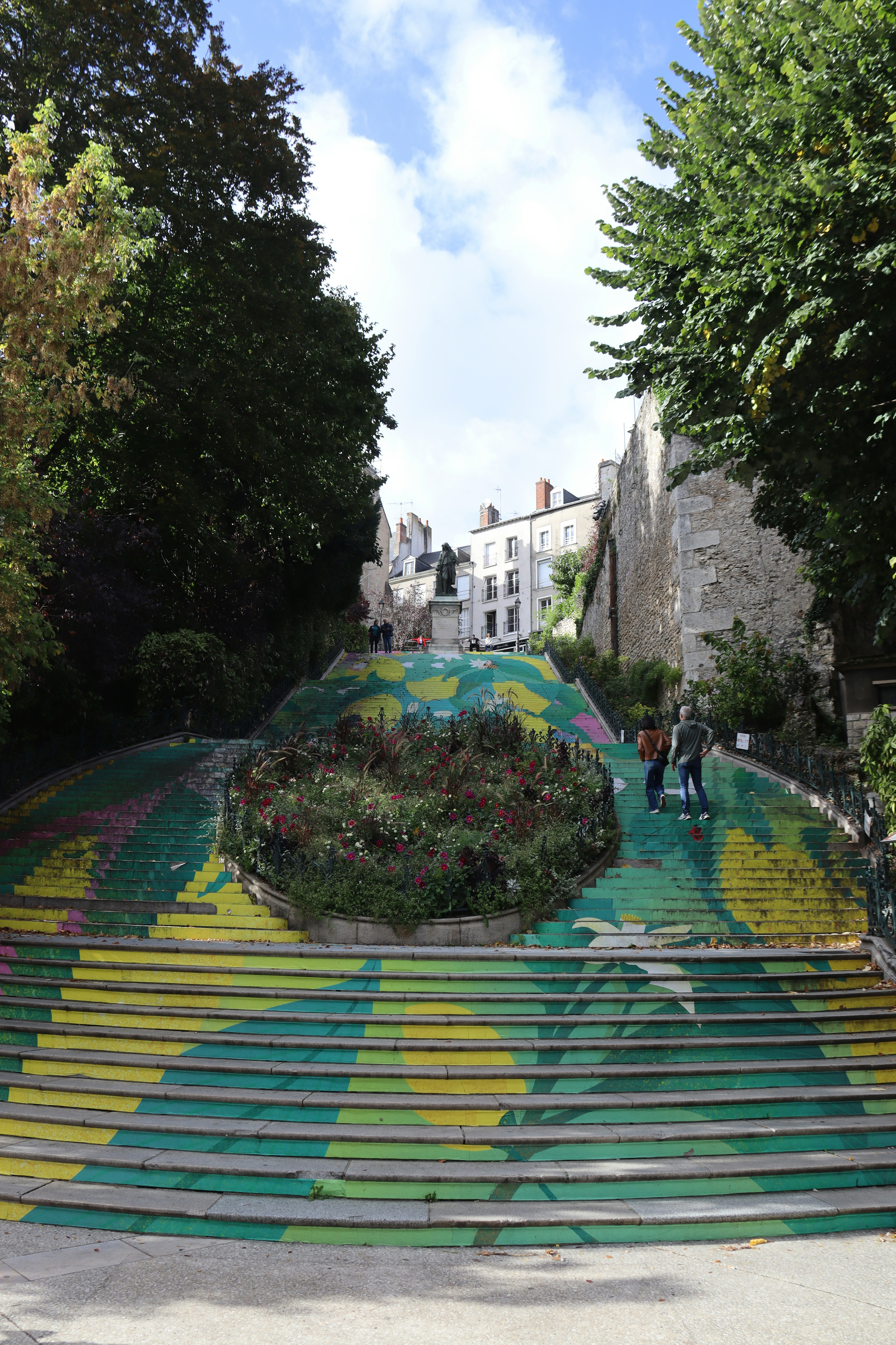Staircase Mosaic to a Quiet Avenue