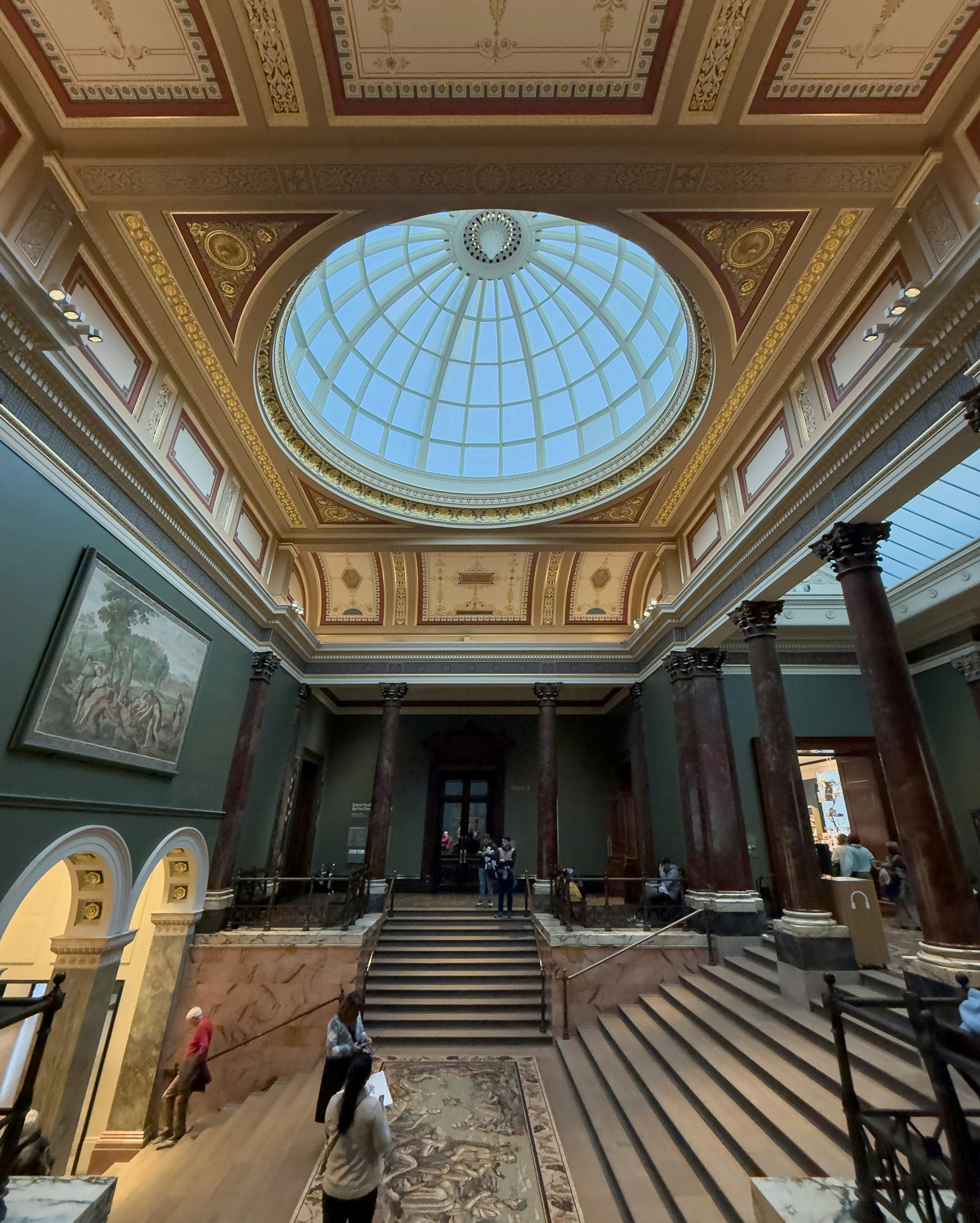 Glassed Dome Over Marble Halls