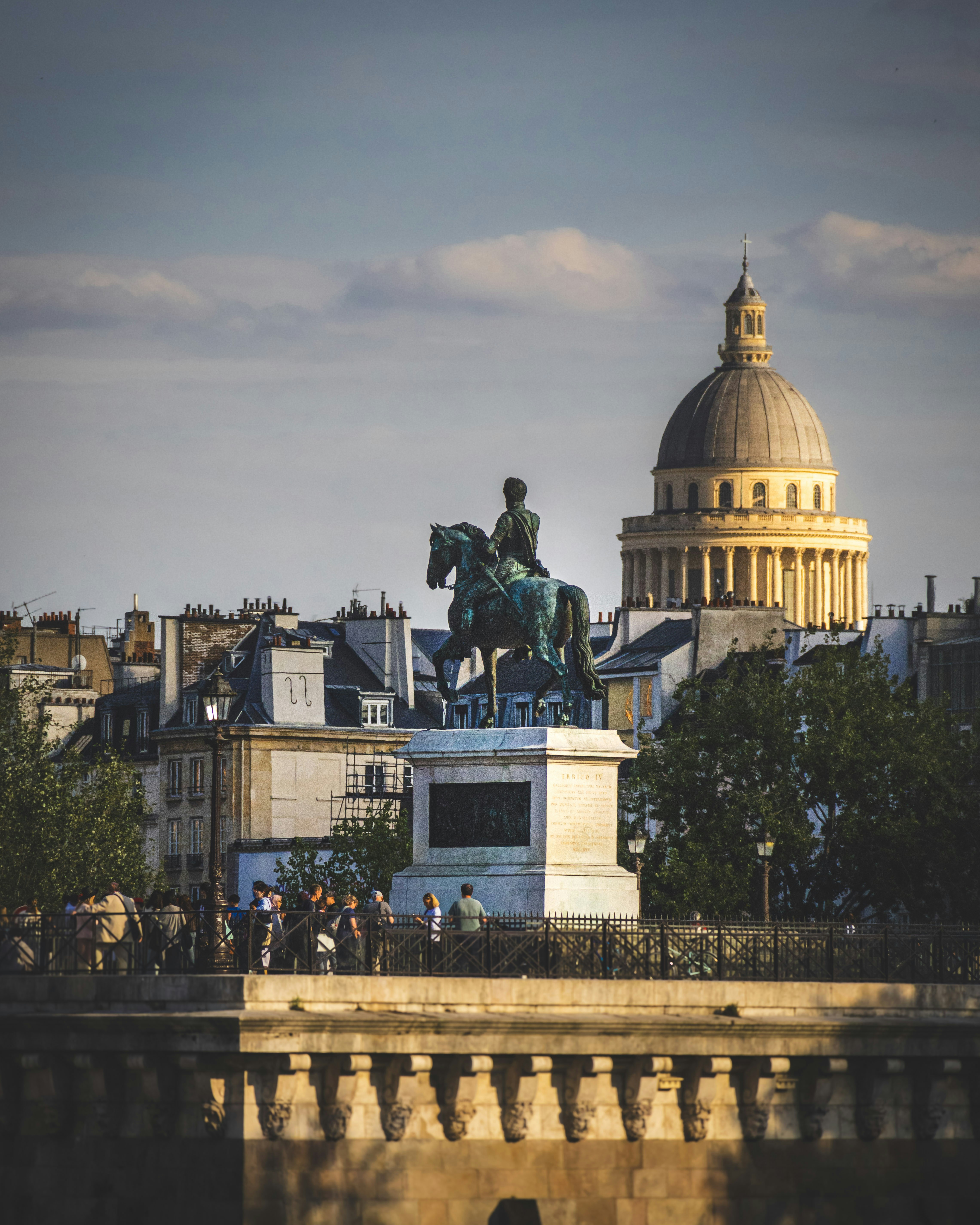 Equestrian Monument in Velvet Evening Light by the Capitole