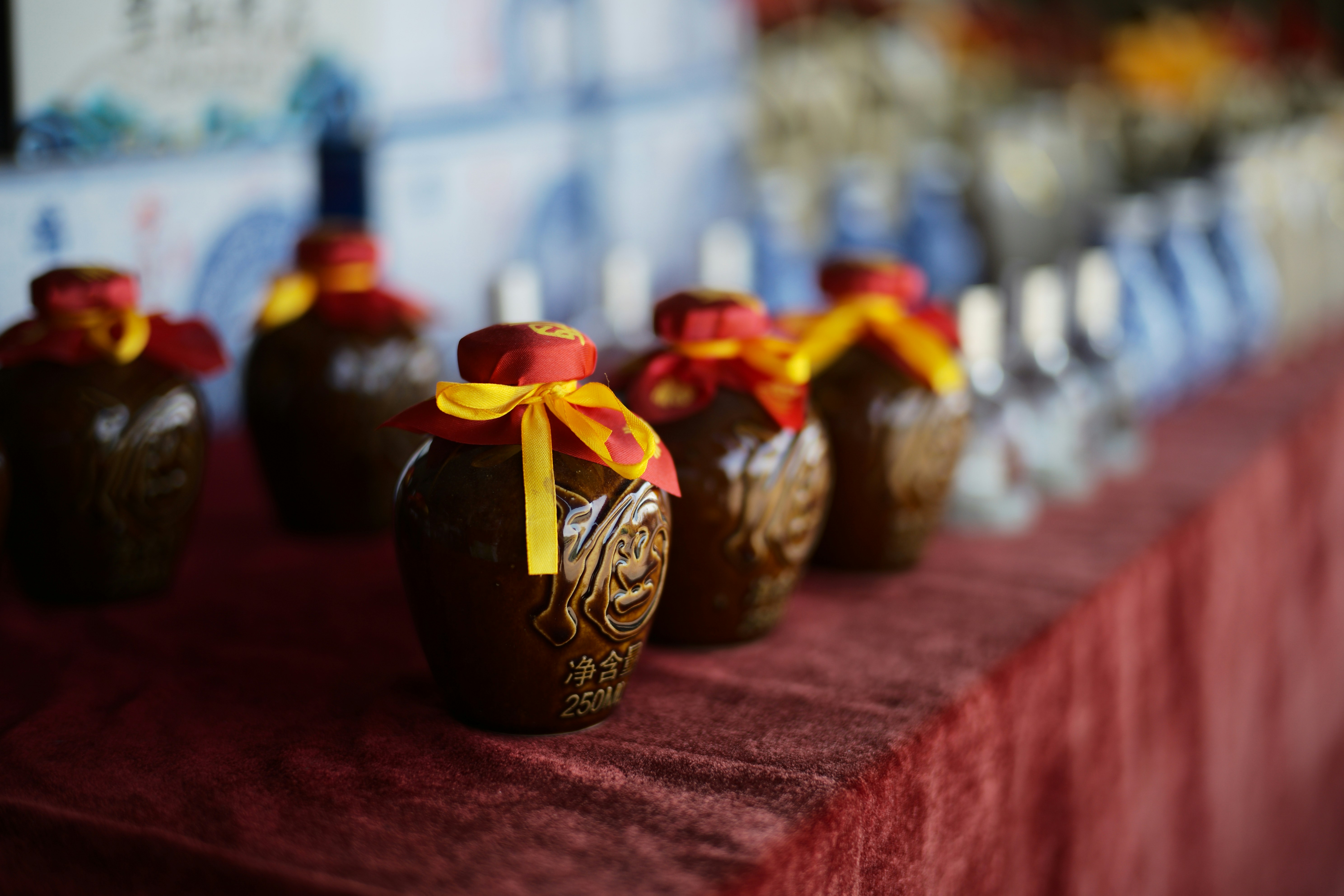 Floating red ribbons and lacquered jars: a closer look at ceremonial vessels