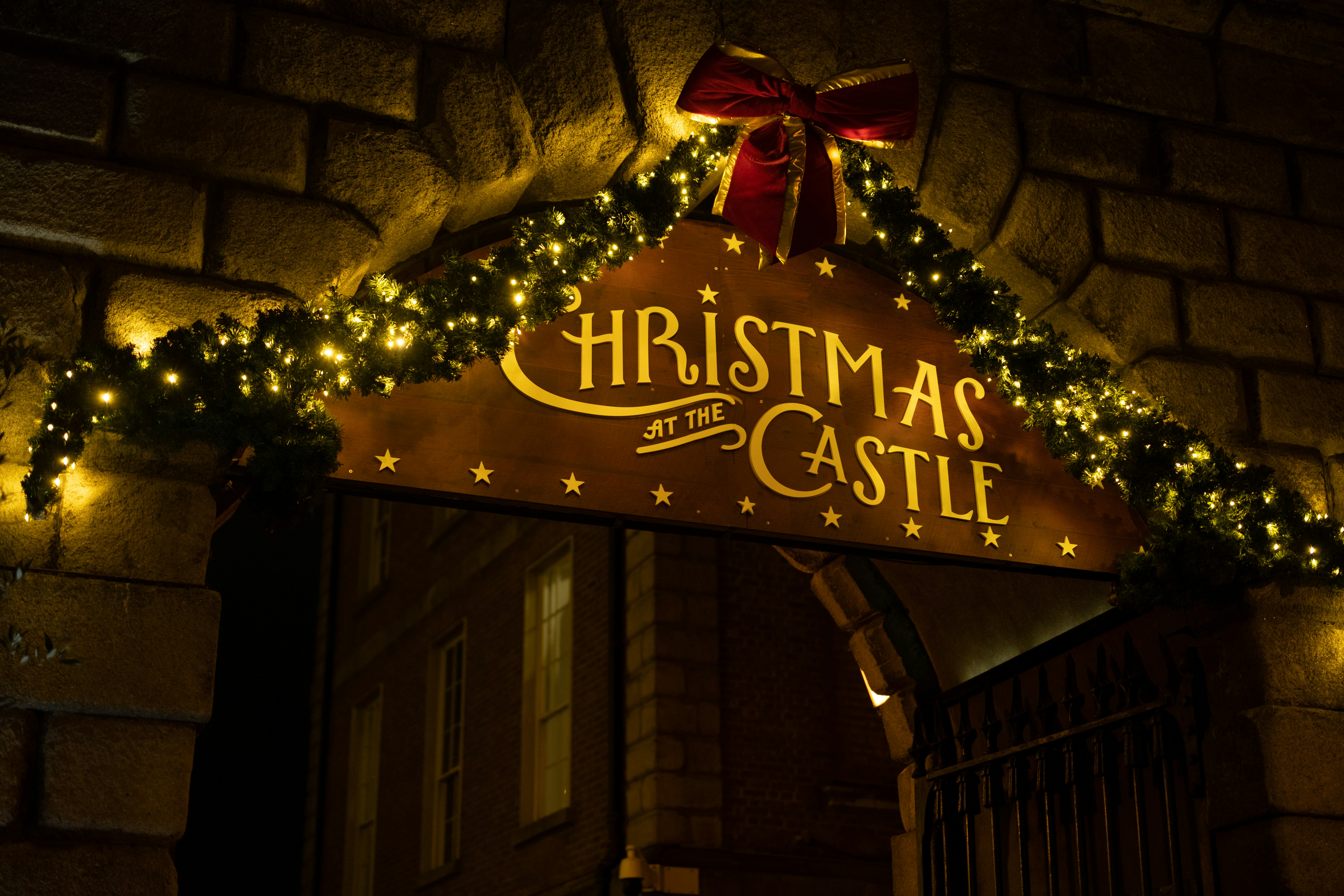 Entering Christmas at the Castle: A Warm Gate of Lights