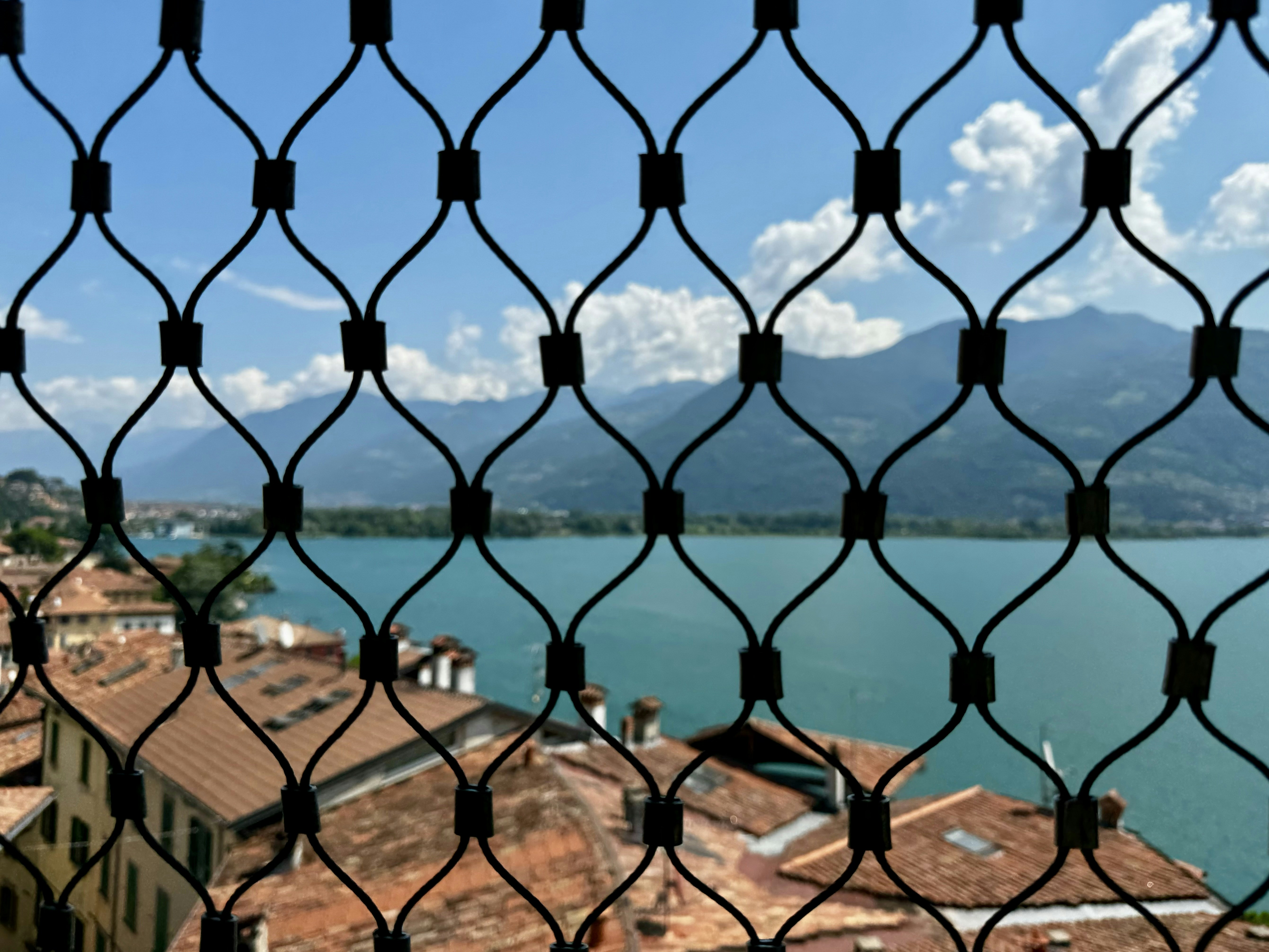 Rope-net Window to a Lakefront Village