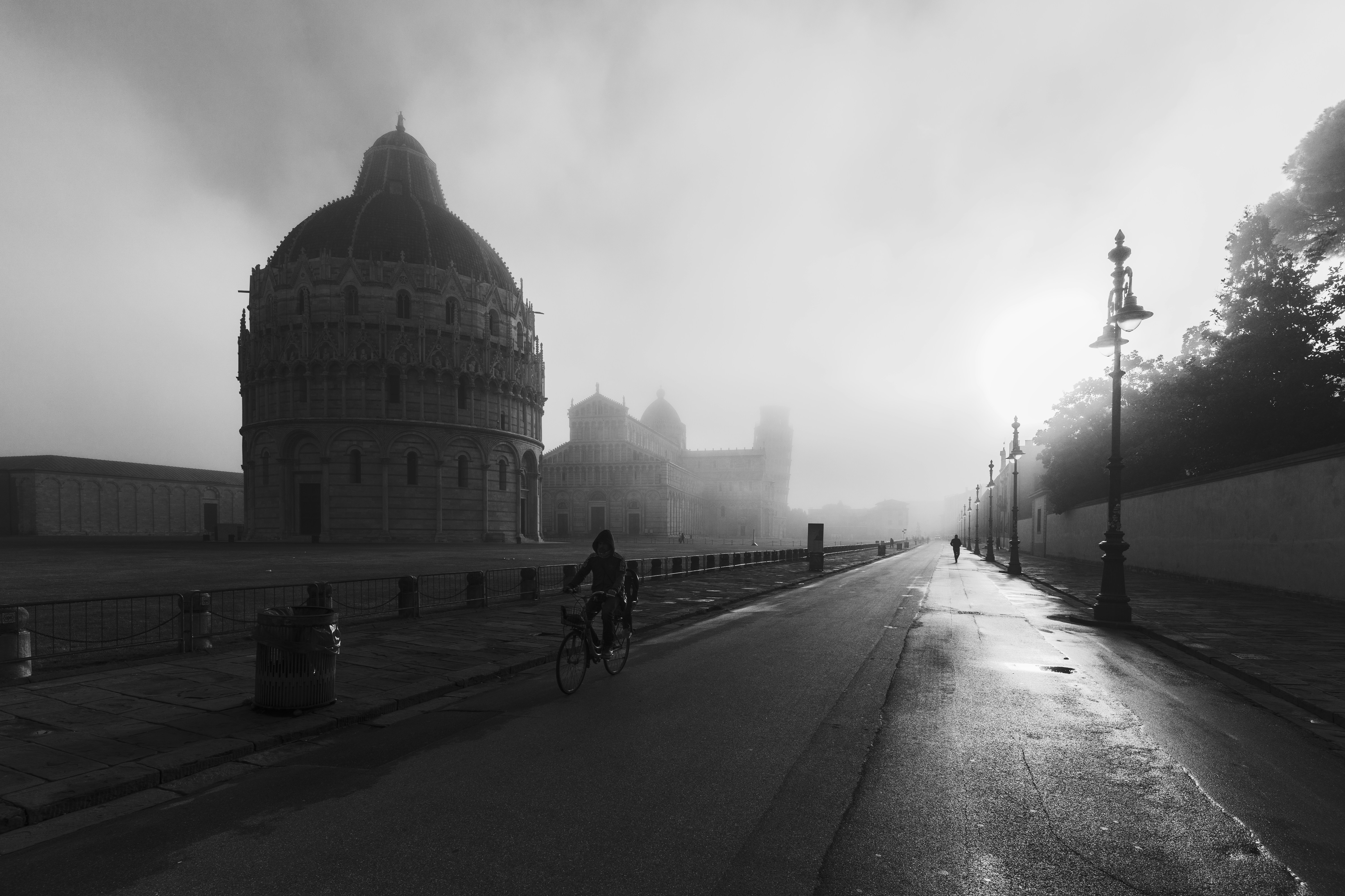 Morning Mist Over the Gilded Dome