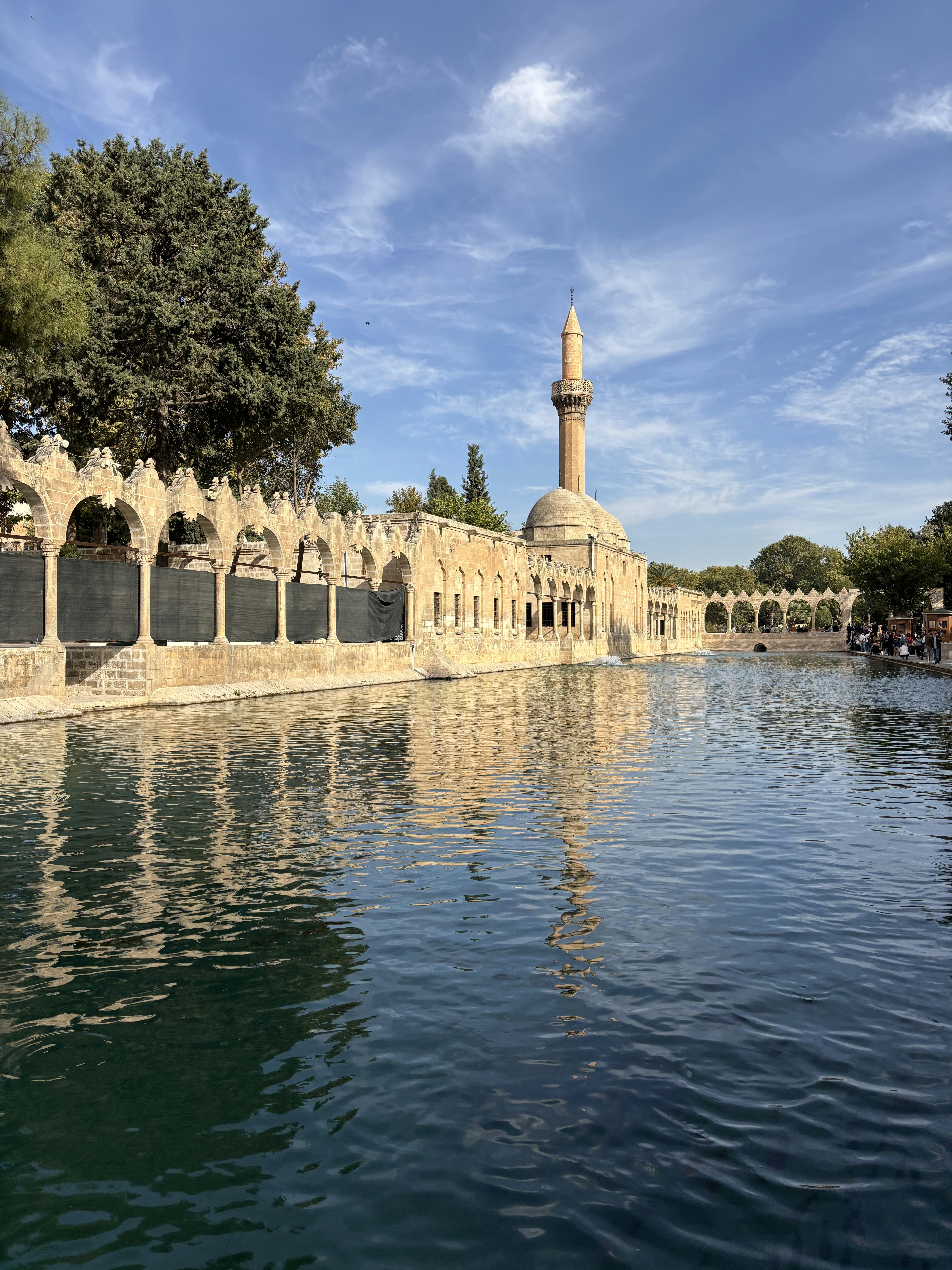 Aqua Arcades: Waterfront Walkway with Minaret