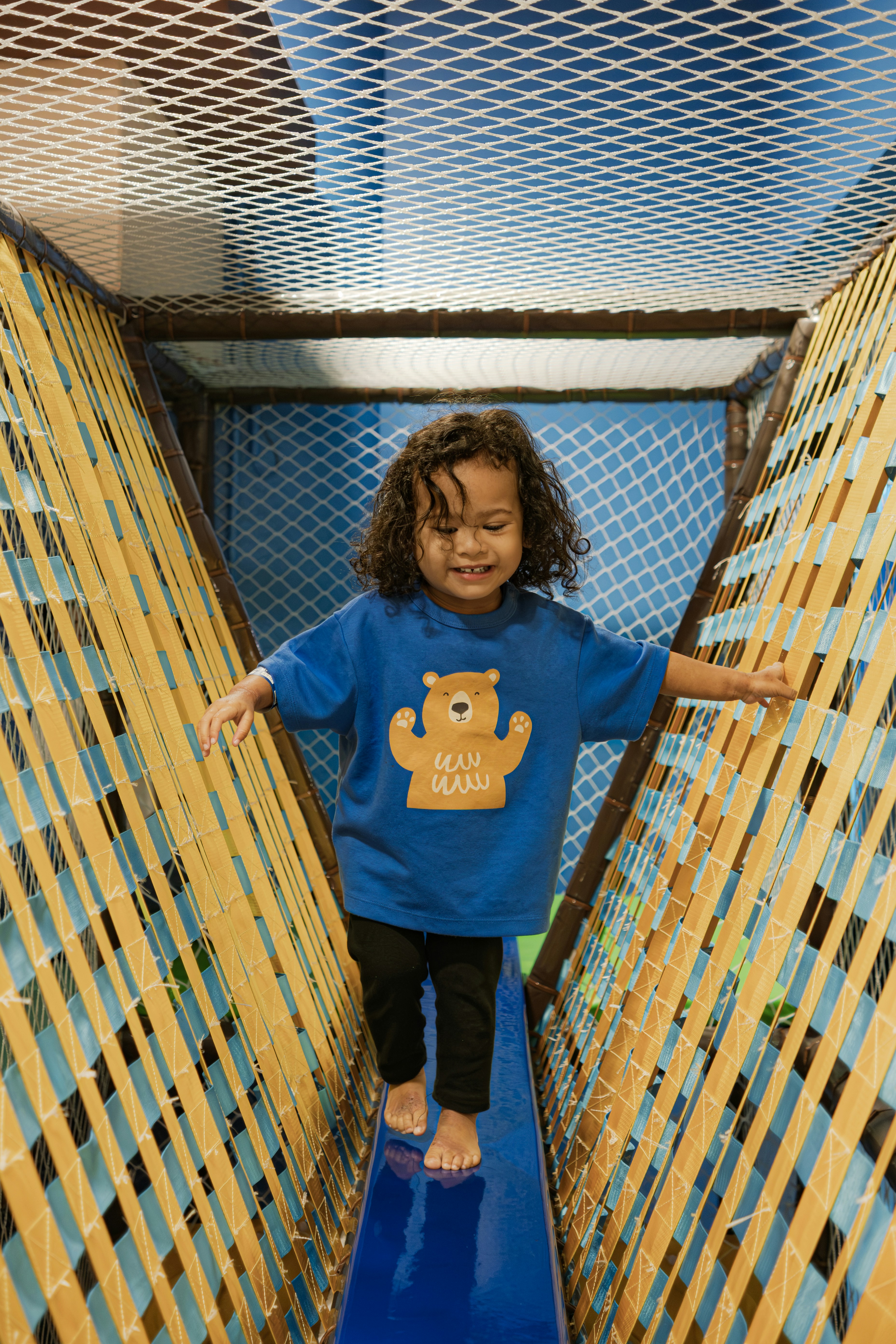 2 yrs old Toddler playing at playground
