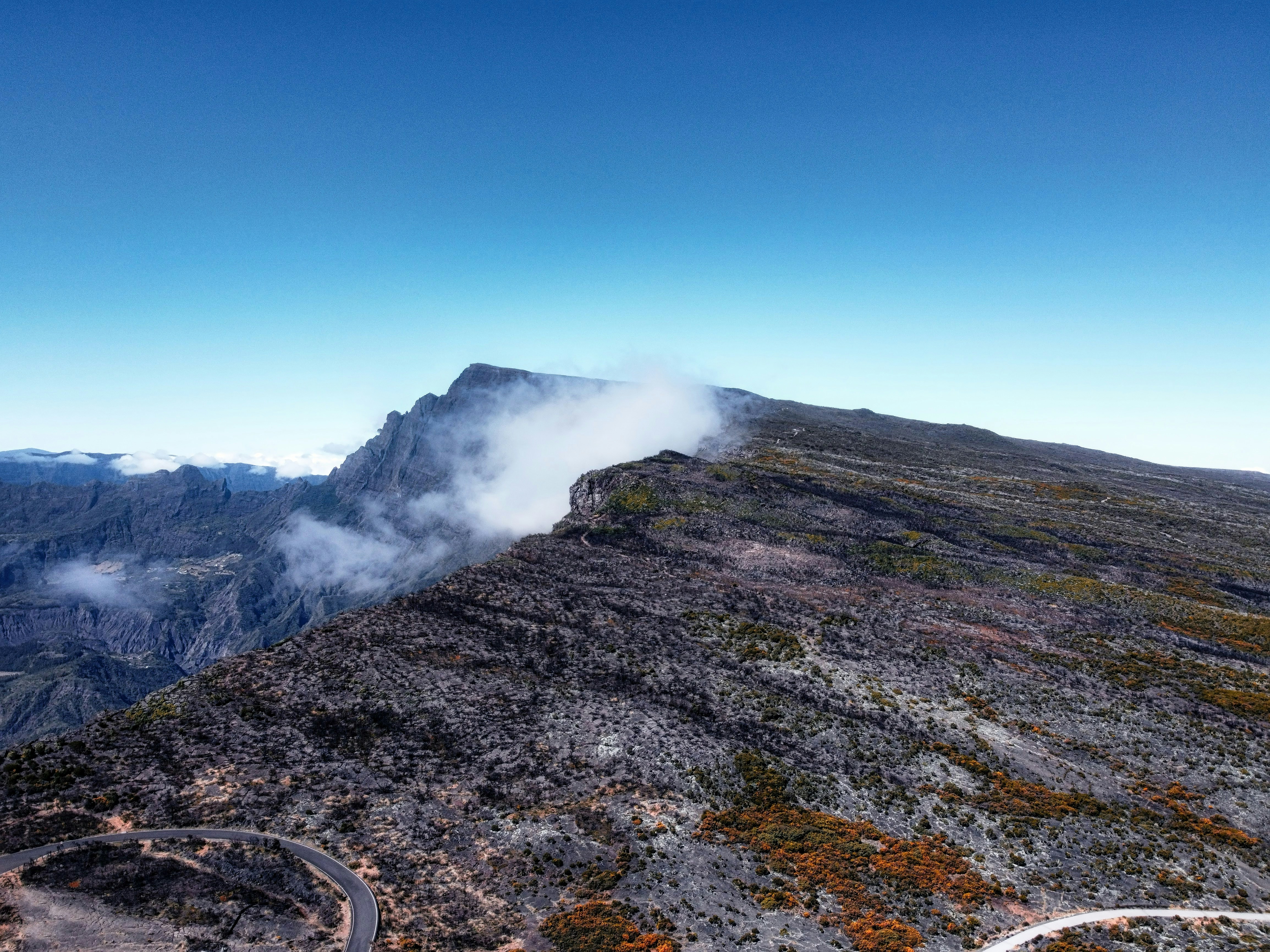 High Ridge Above the Cloudline: A Ridge Trek under a Cerulean Sky