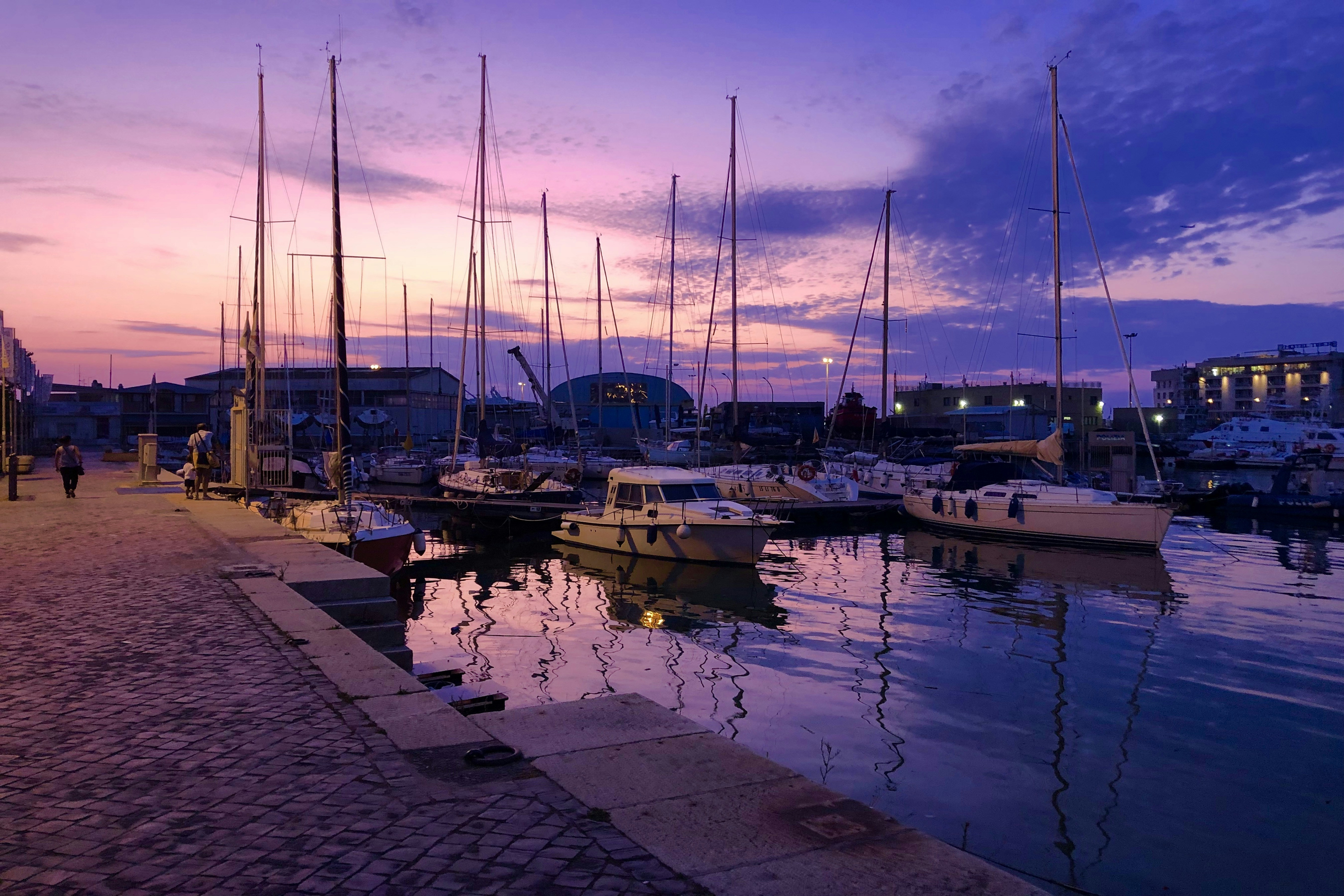 Italian Marina at Dusk
