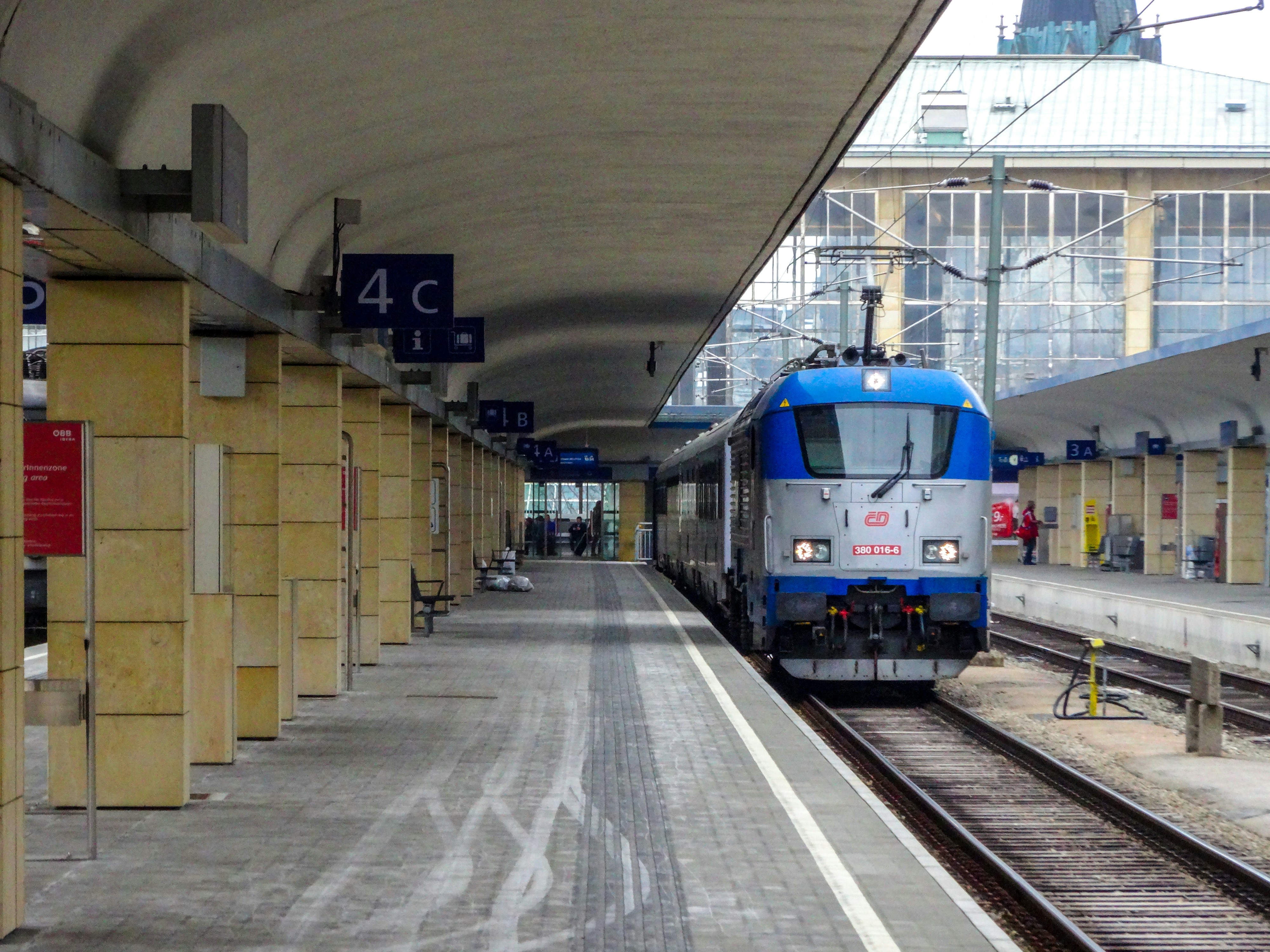 Locomotive at Platform 4C: Quiet Parallel of Steel and Concrete