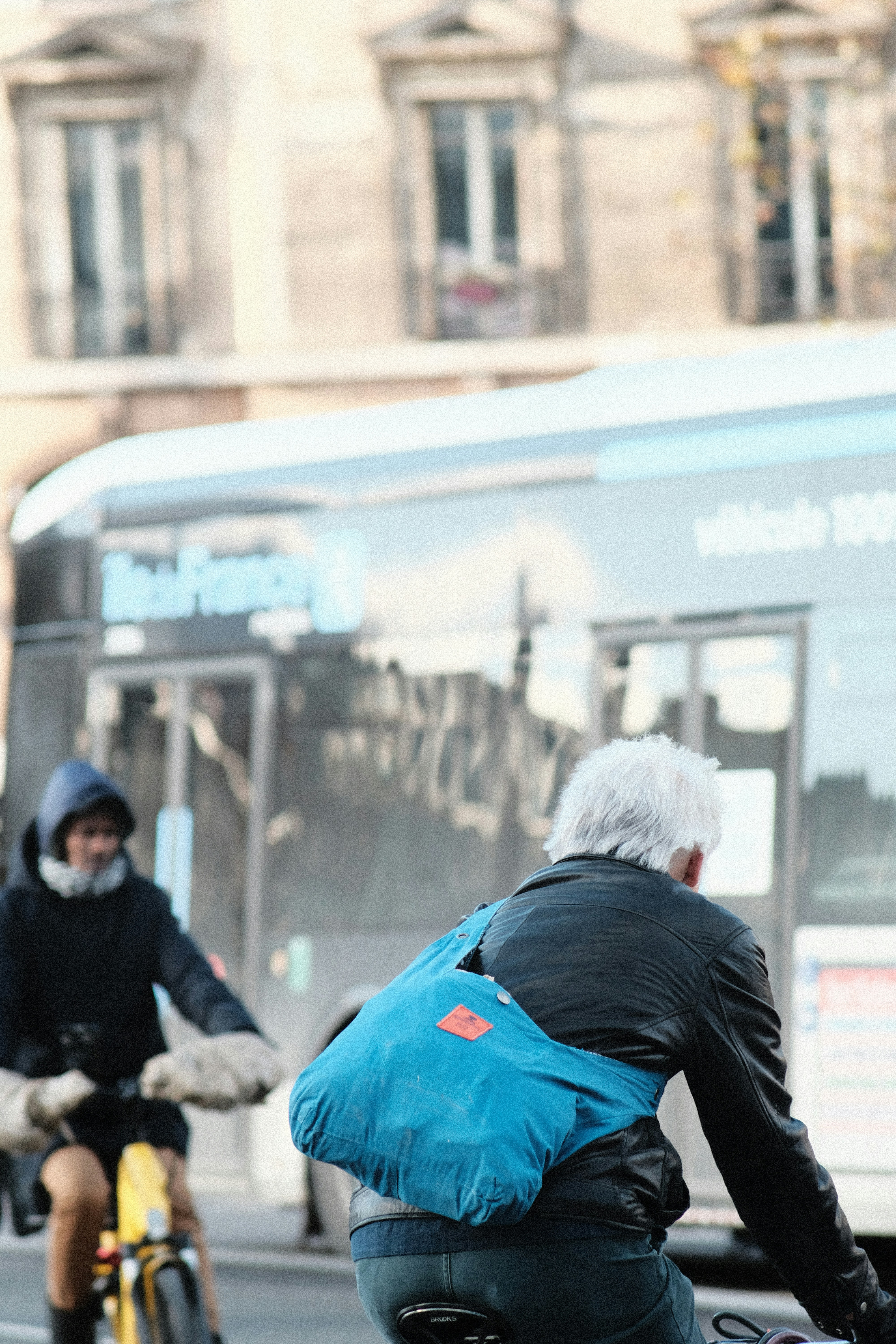 Blue Sway: An Older Rider Turns Toward the City Bus