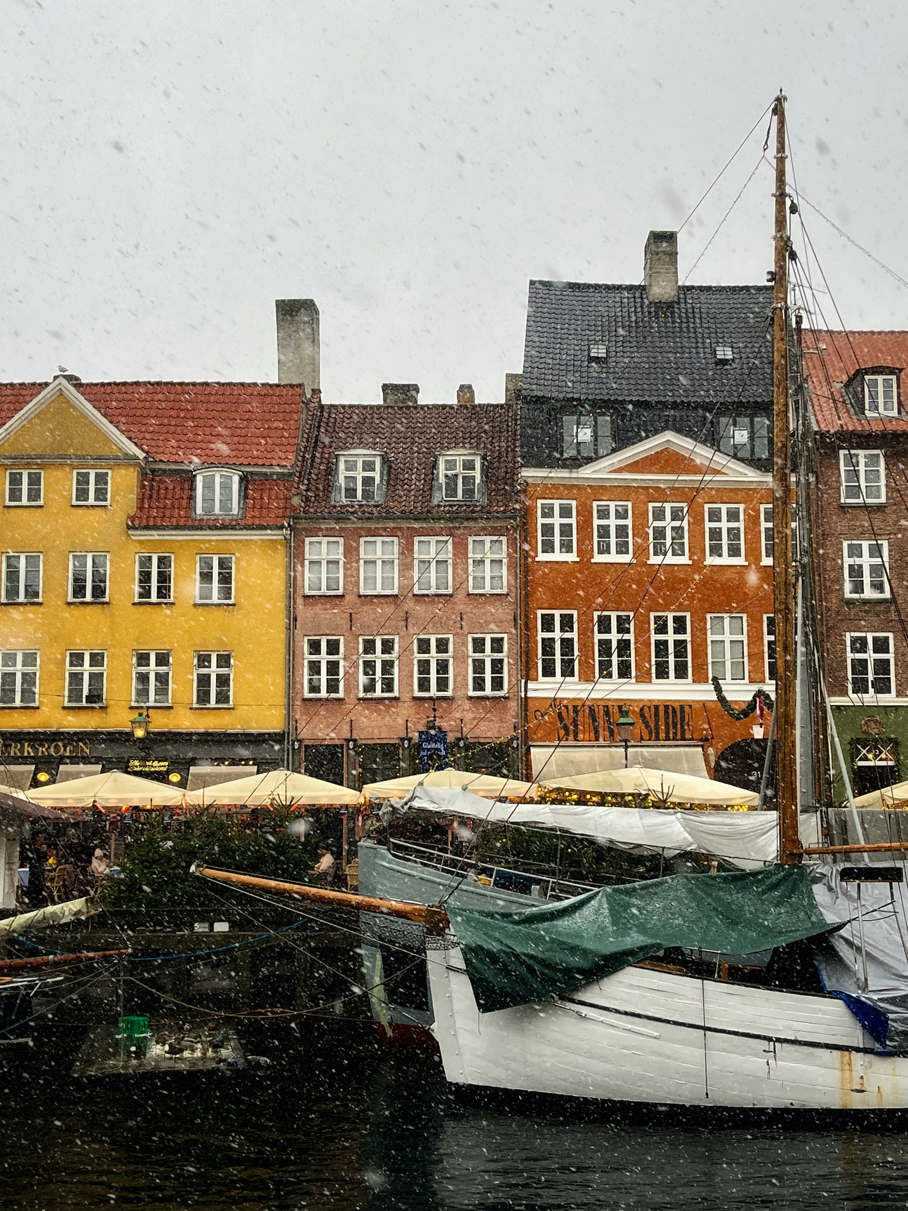 Nyhavn in the Snow.